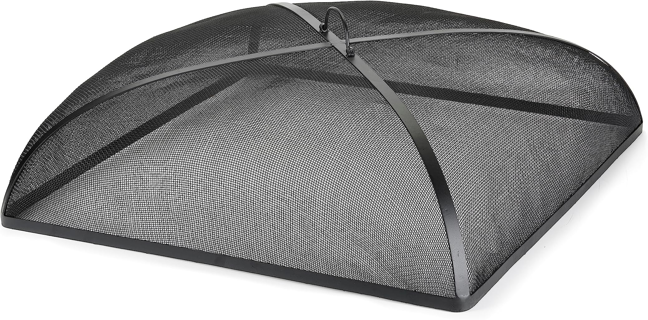 Amazon.com: Sunnydaze Heavy-Duty Black Steel Mesh Fire Pit Spark Screen ...