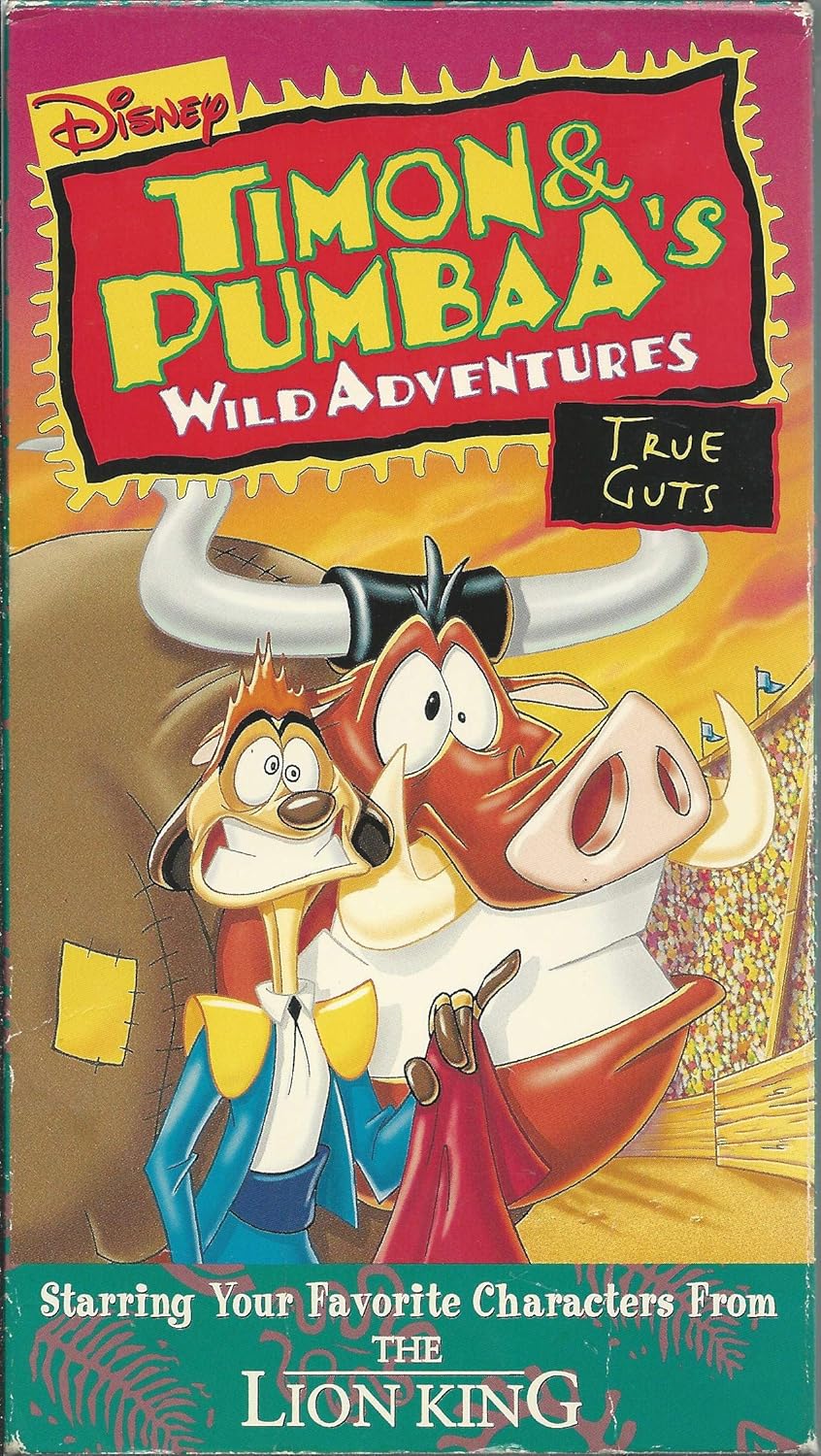 Timon & Pumbaa: True Guts [VHS]: Amazon.co.uk: Timon & Pumba's Wild ...