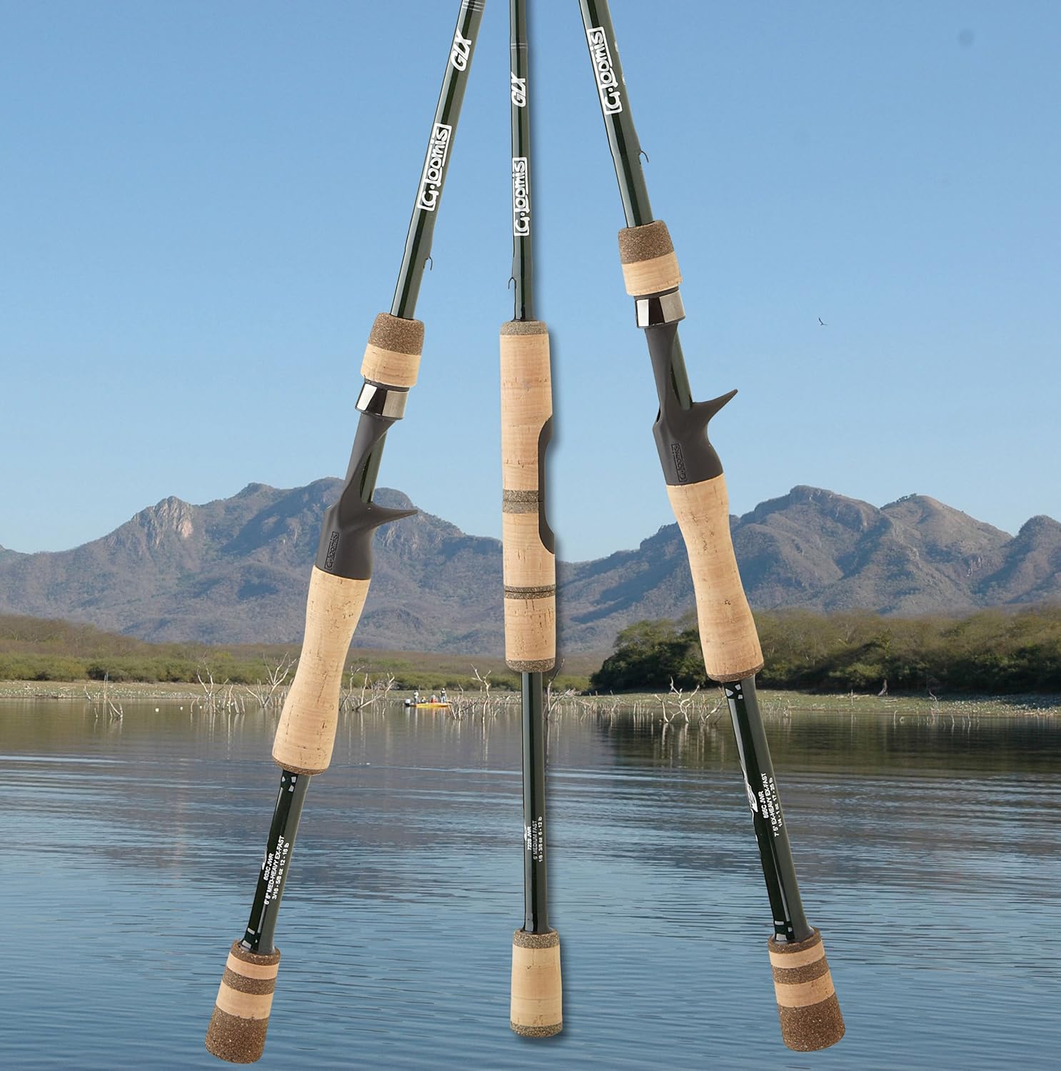 Amazon.com : G. Loomis Jig & Worm Casting Rod GLX 855C JWR : Baitcasting Fishing Rods : Sports ...