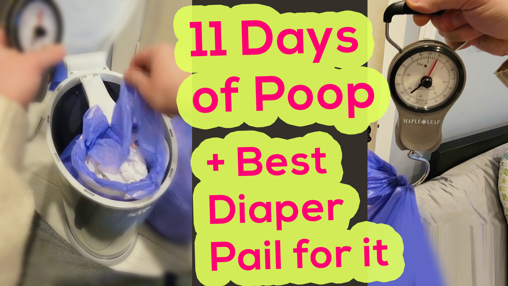 Watch 11 Days of Poop & Pee - Best Way to Use Ubbi Diaper Pail on ...