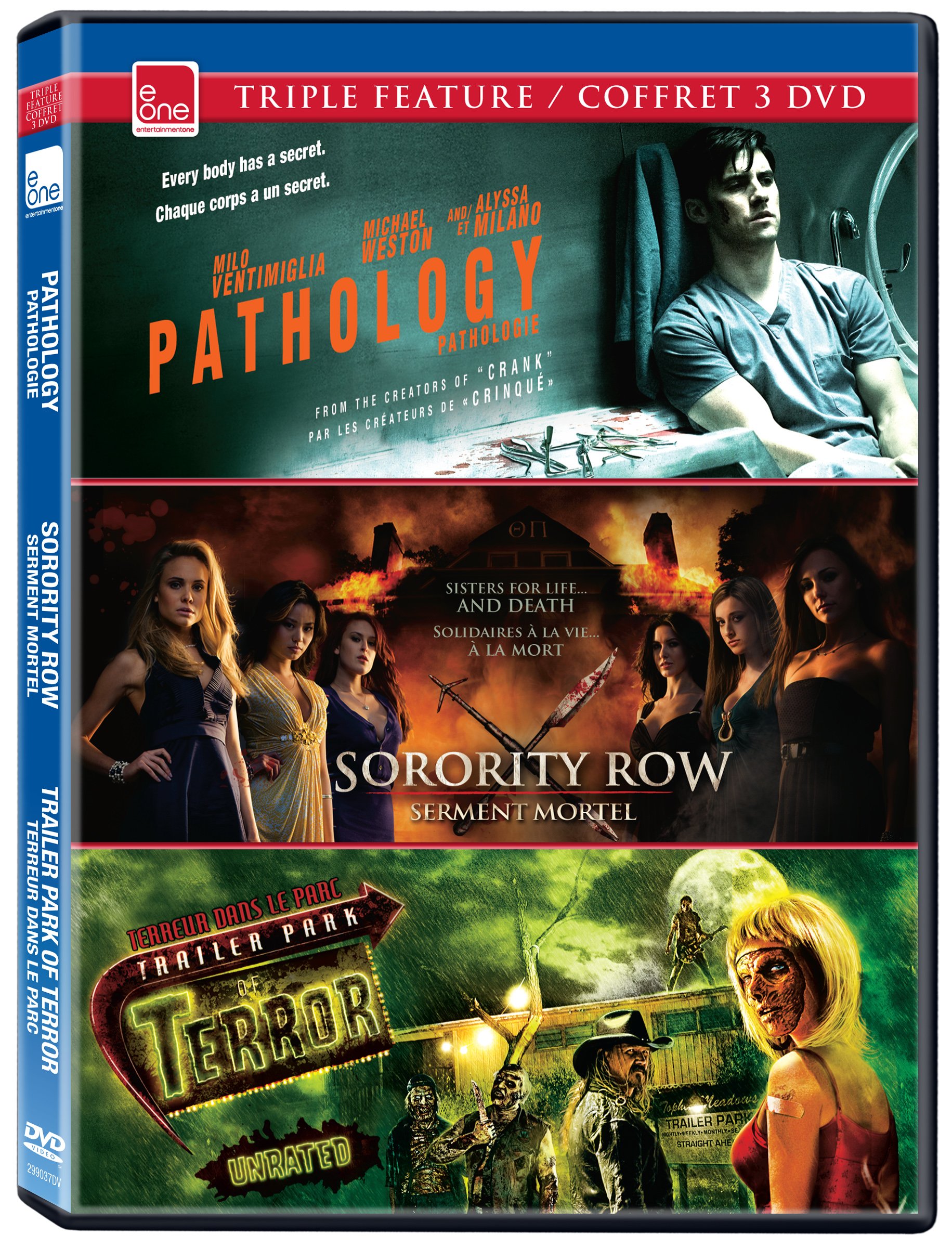 Amazon.com: Pathology / Sorority Row / Trailer Park Of Terror (Triple ...