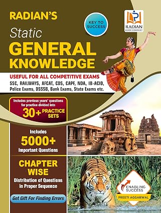 Static General Knowledge GK Book for Competitive Exams