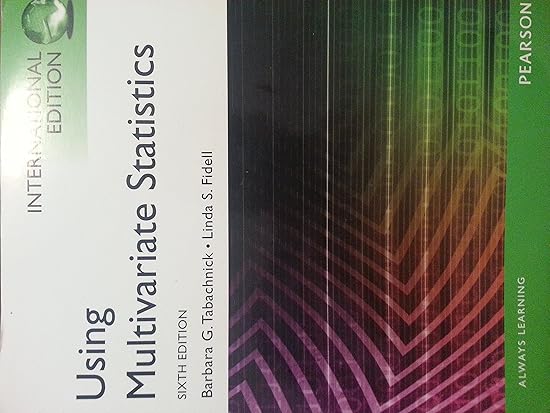Amazon.com: Using Multivariate Statistics: Pearson New International Edition: 9781292021317 ...