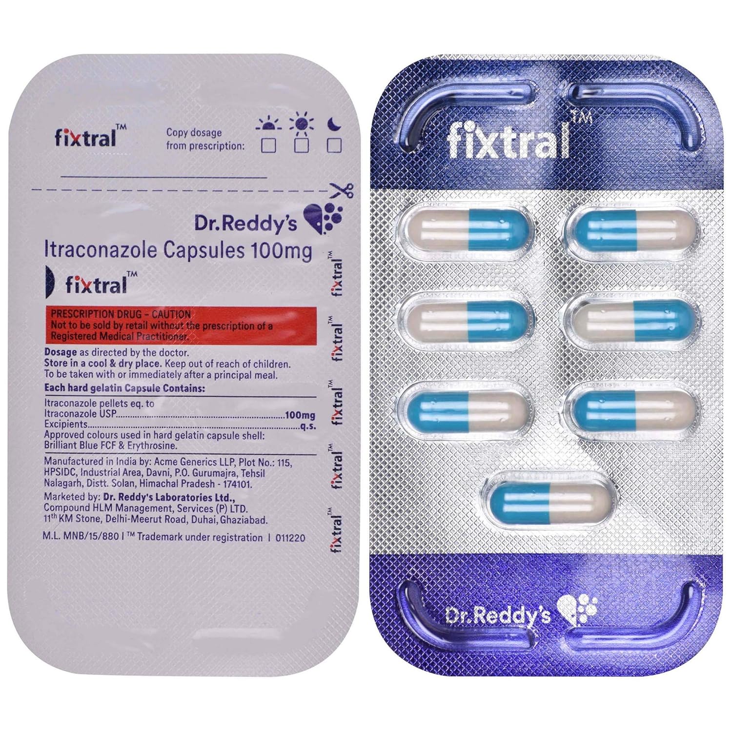 Fixtral - Strip of 7 Capsules : Amazon.in: Health & Personal Care