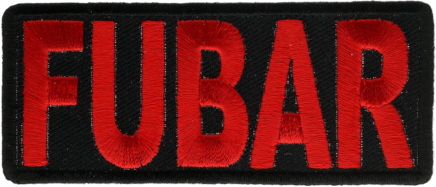 Amazon.com: FUBAR F-ed Up Beyond All Repair Funny Military Embroidered ...