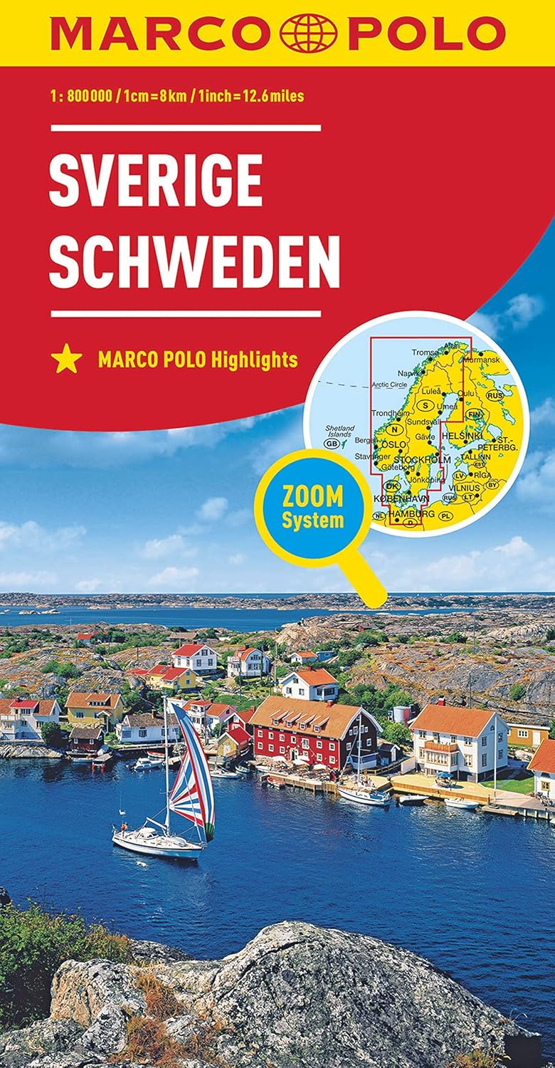 Amazon | Marco Polo Map Sweden (Marco Polo Maps) | Marco Polo | World