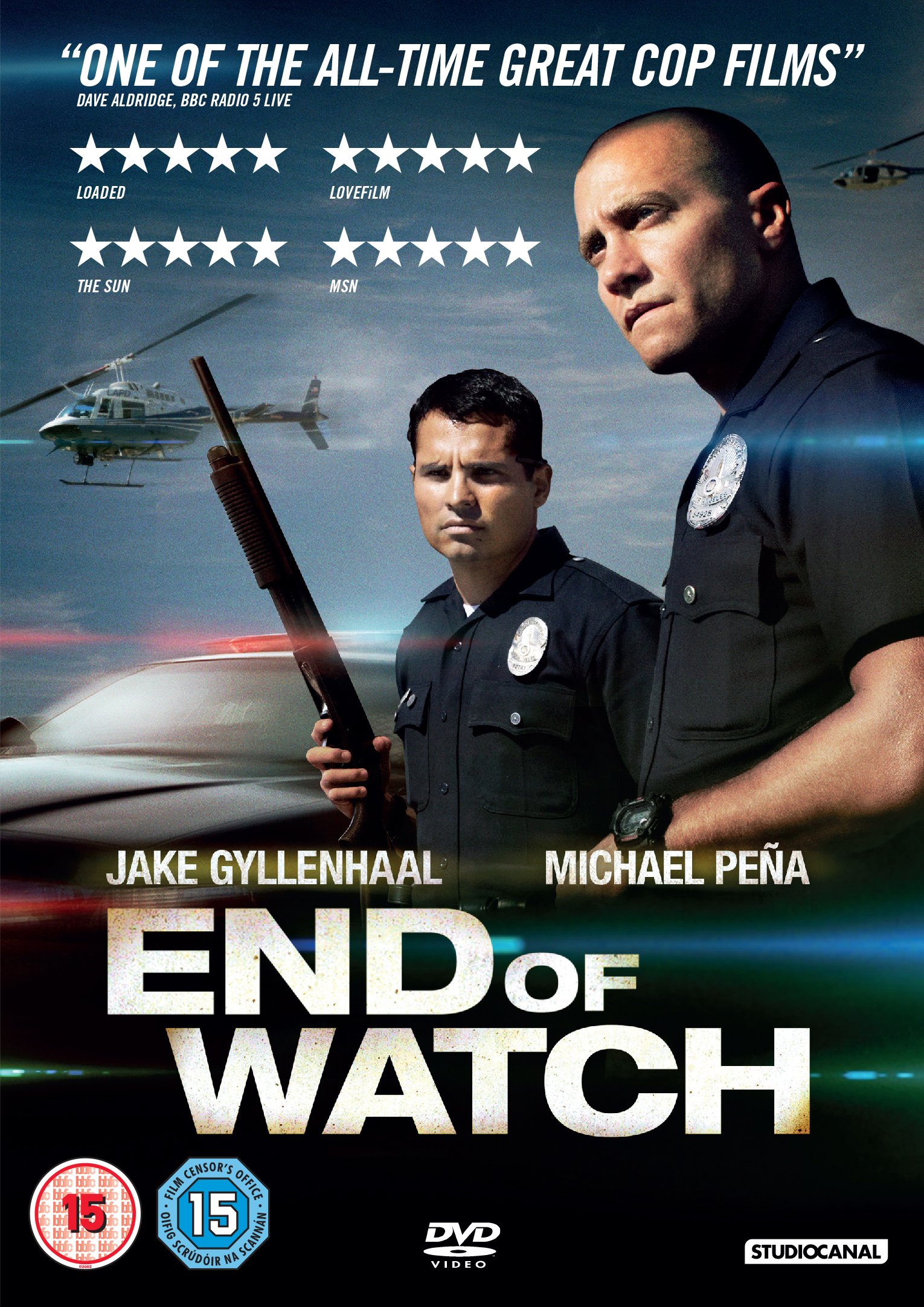 End of Watch [DVD] [2012]: Amazon.co.uk: Jake Gyllenhaal, Michael Peña ...