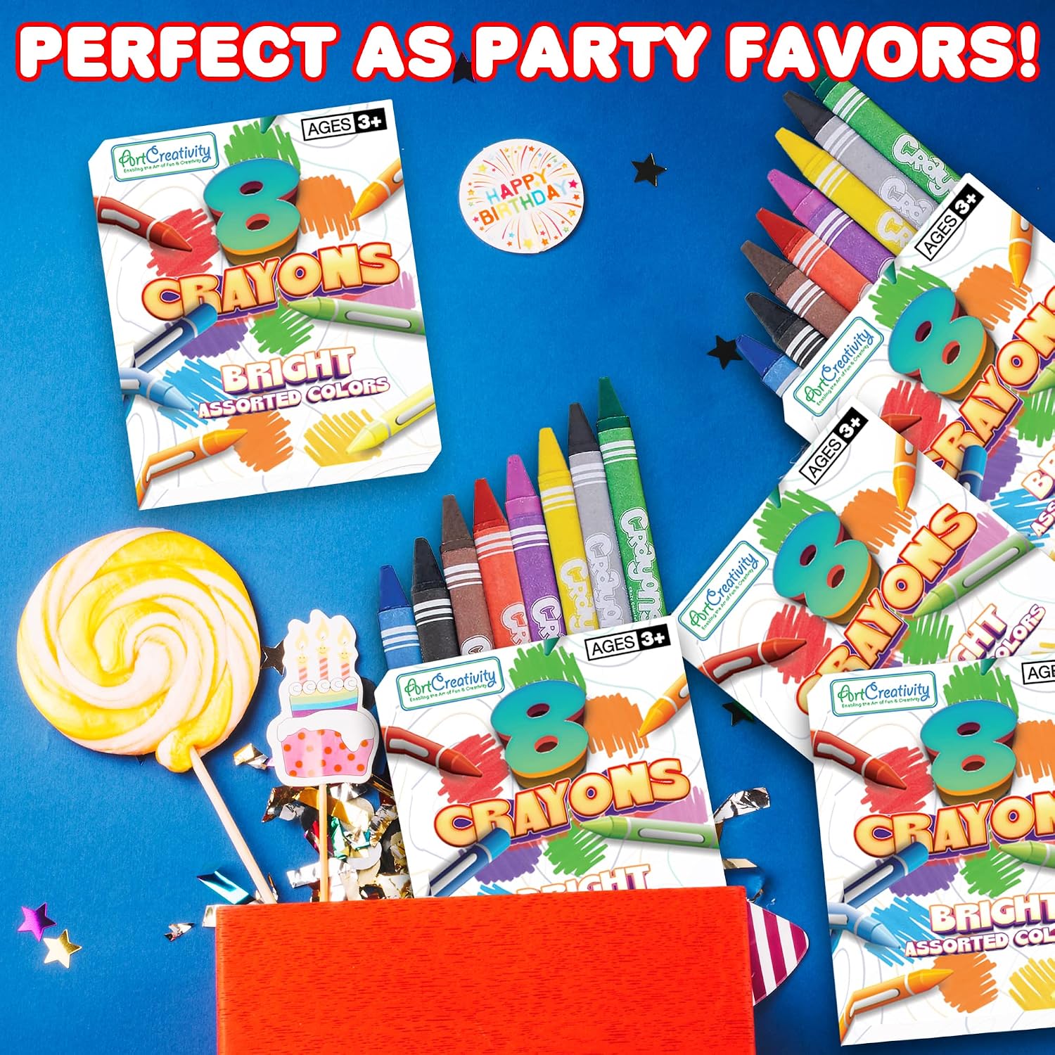 ArtCreativity Mega Crayons Set – Juego de 192 crayones – Manualidades y ...