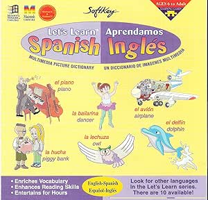 Let's Learn Spanish: Multimedia Picture Dictionary (CD-ROM) : Amazon.co ...