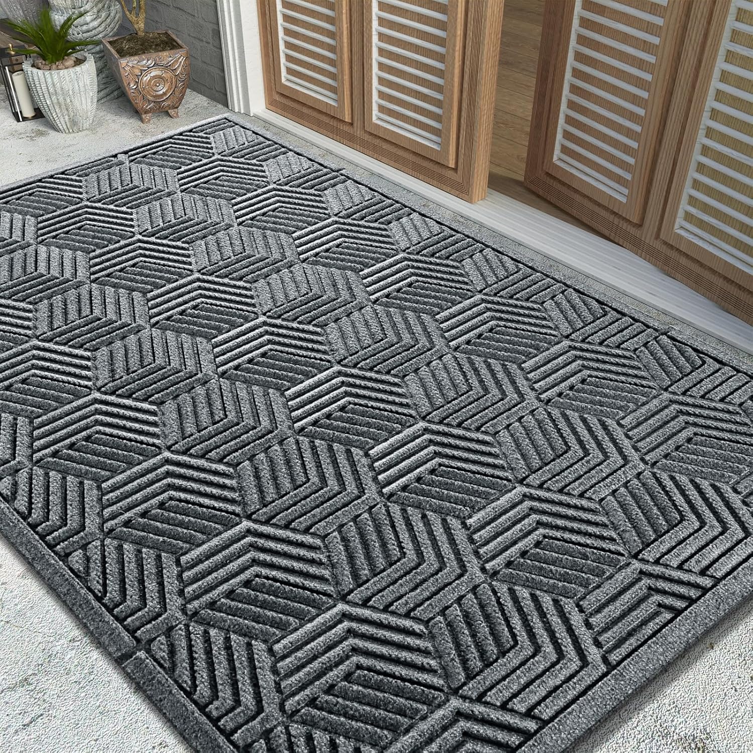 Amazon.com: Yimobra Front Entrance Door Mat, All-Season Heavy Duty ...