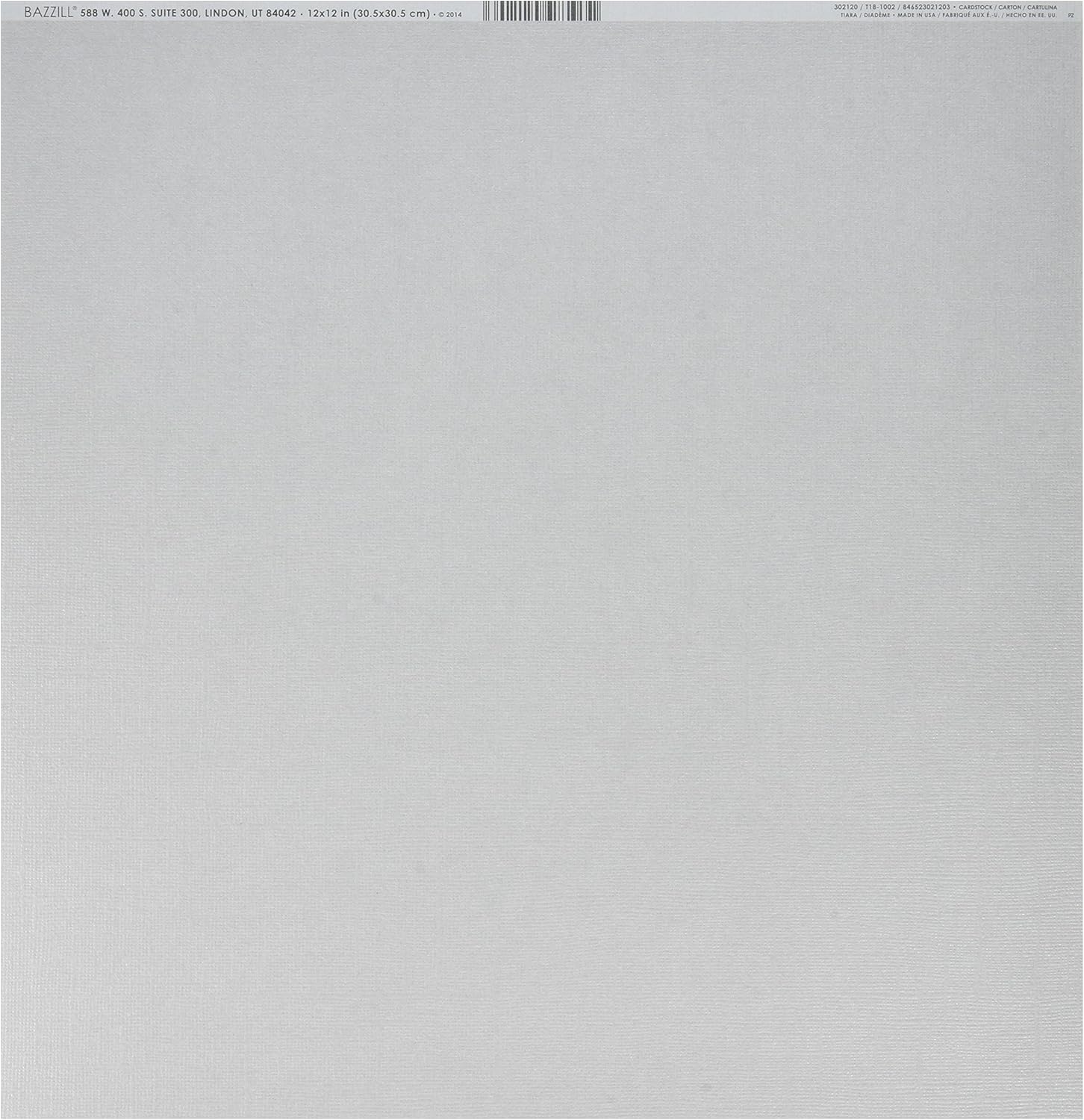 Amazon.com: Bazzill Basics Paper BBP-T18-1002F Tiara 12" x 12"/80 lb ...