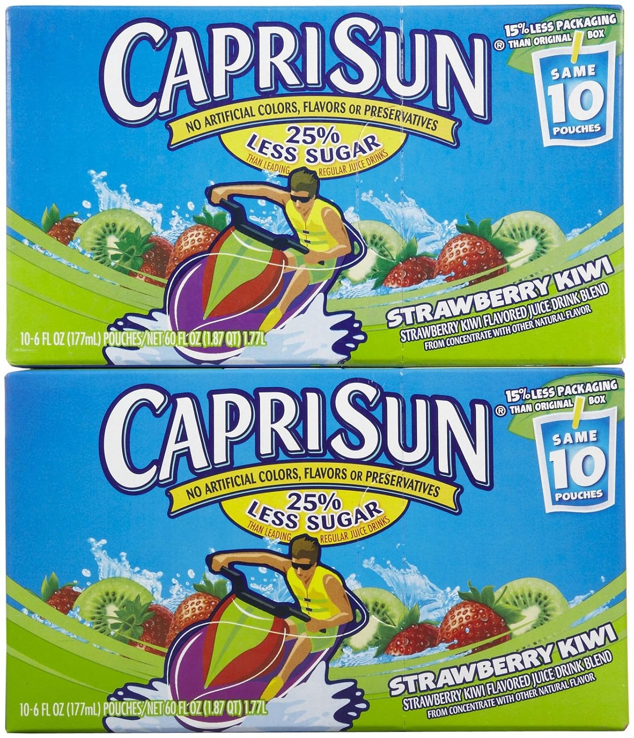 Amazon.com : Capri Sun Strawberry Kiwi, 6 Ounce : Fruit Juices ...