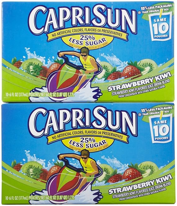 Amazon.com : Capri Sun Strawberry Kiwi 10 pk : Fruit Juices : Grocery ...