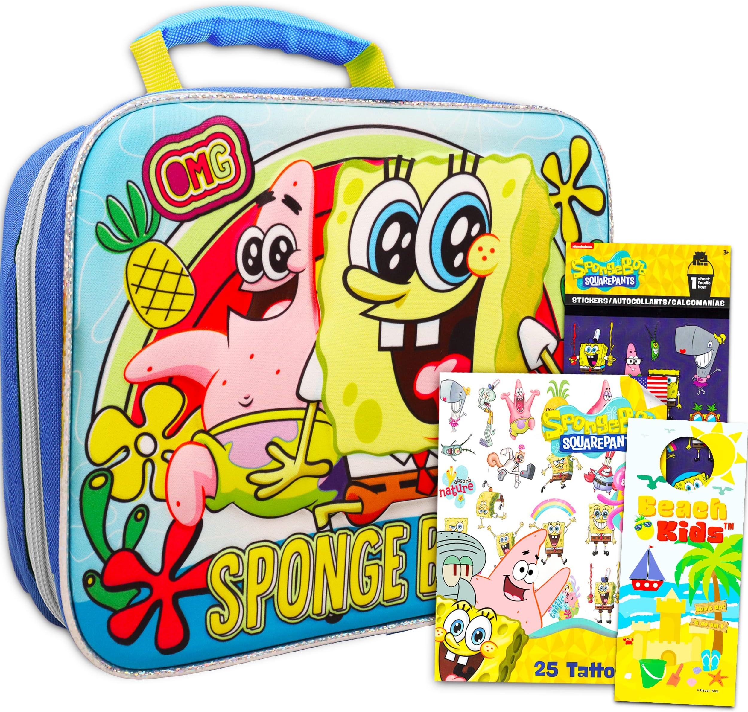 Amazon.com: Bioworld Spongebob Squarepants Cartoon Krusty Krab Lunchbox ...