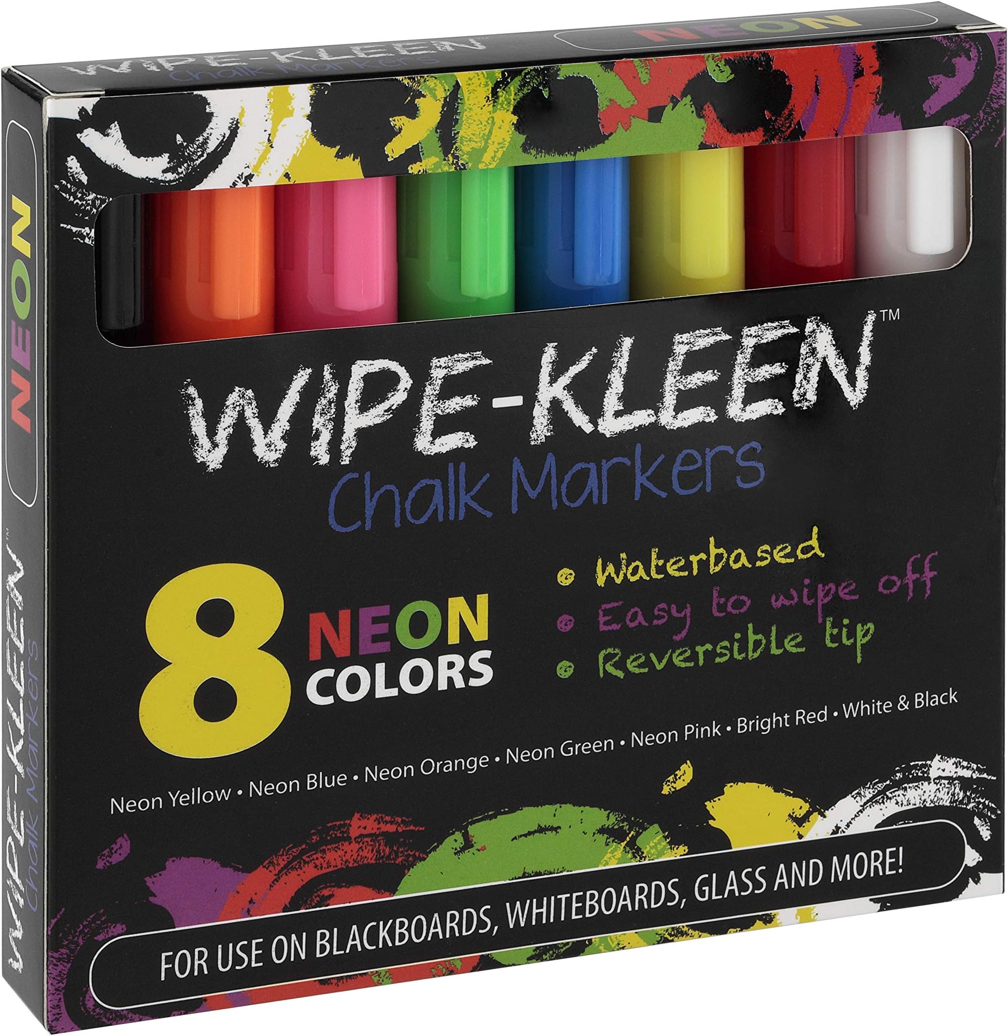 Amazon.com : Uchida Bistro Chalk Marker Set - Chisel Tip - 17 Basic ...