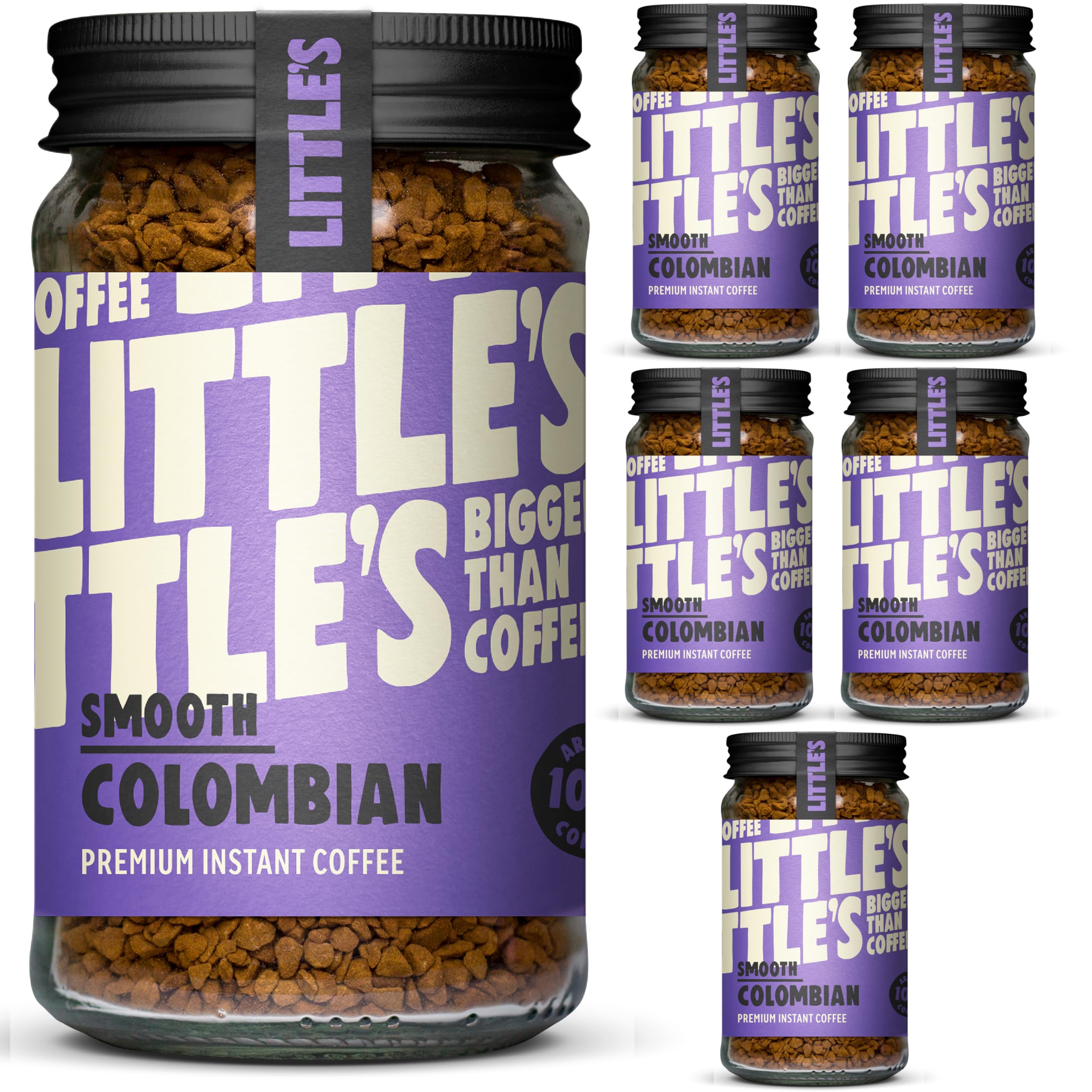 Little's Smooth Colombian Instant Coffee, 6 Pack (100g x 6) - Premium ...