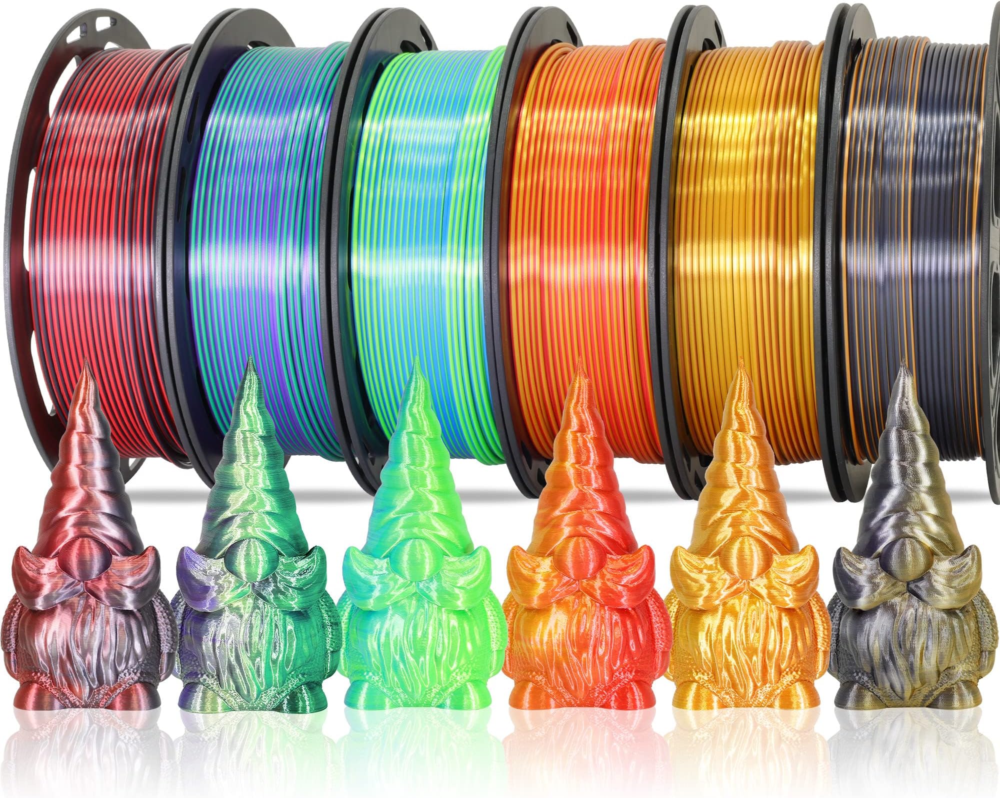 Amazon.com: Creality 3D Printer Filament Bundle, PLA Filament 1.75mm ...