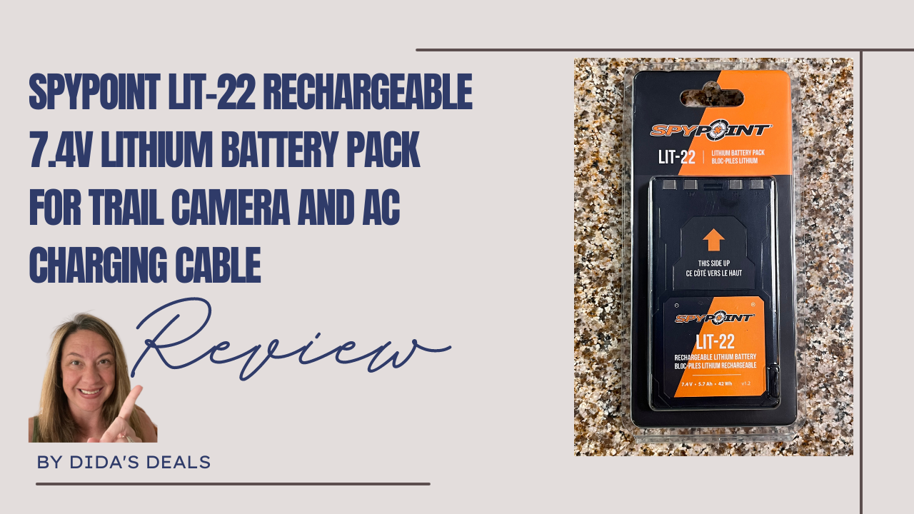 Watch SPYPOINT Lit-22 Rechargeable Battery Review on Amazon Live