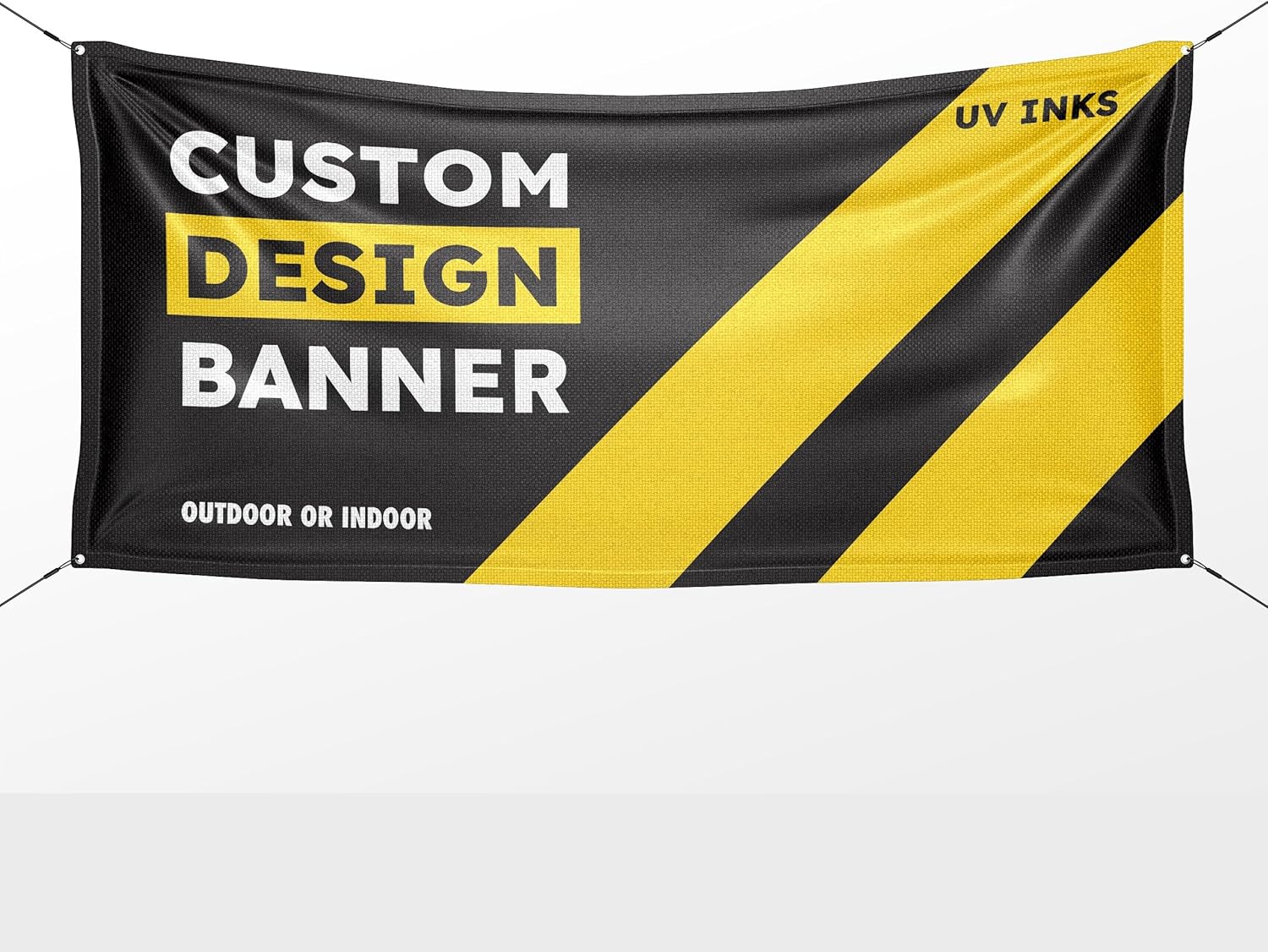 Amazon.com : Custom 13oz Vinyl Banner by Cotton Paperie - Personalized ...