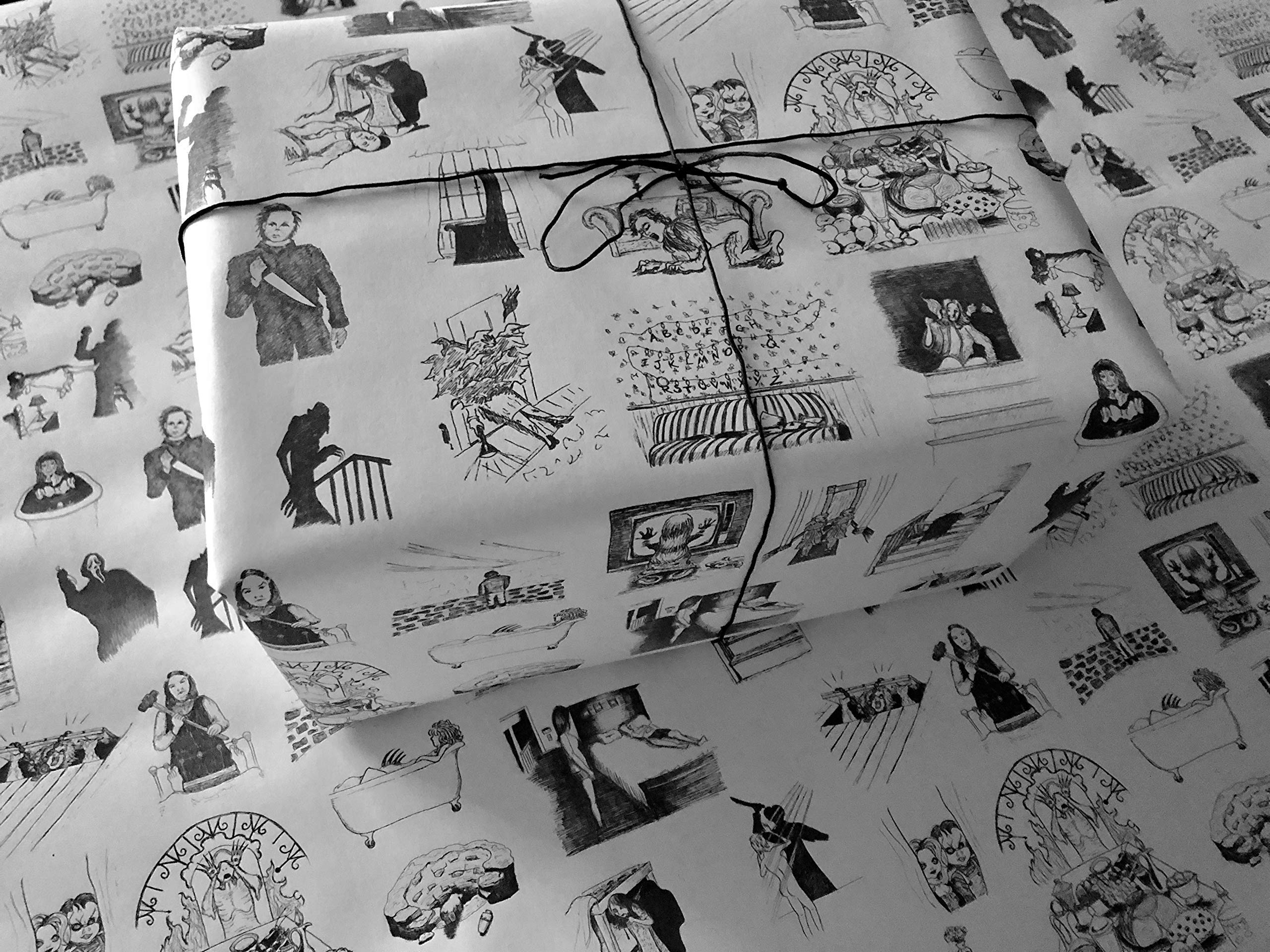 Bride of Chucky Greeting Card & Horror Movie Classics Wrapping Paper ...