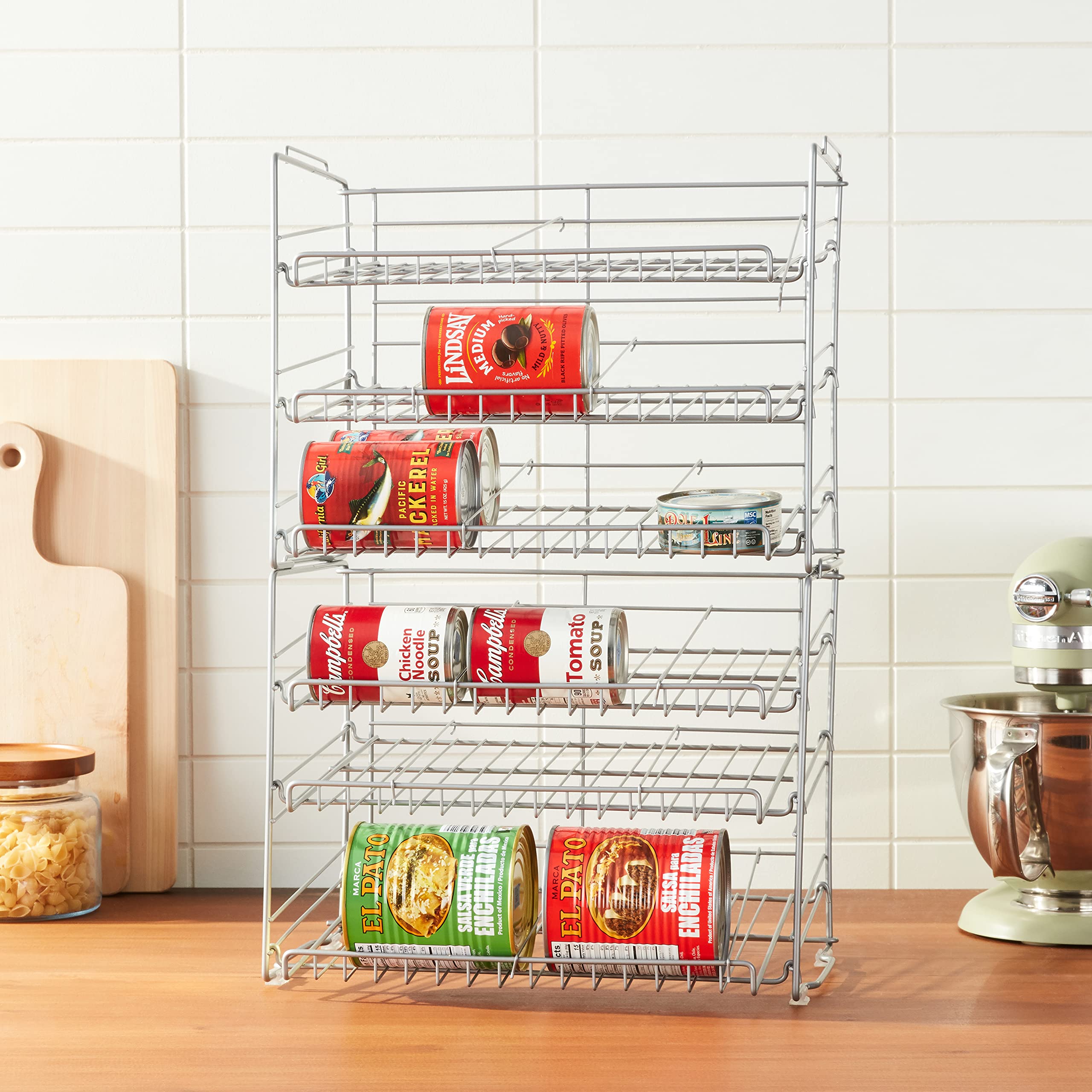Atlantic Gravity-Fed Compact Double Canrack – Kitchen Organizer ...