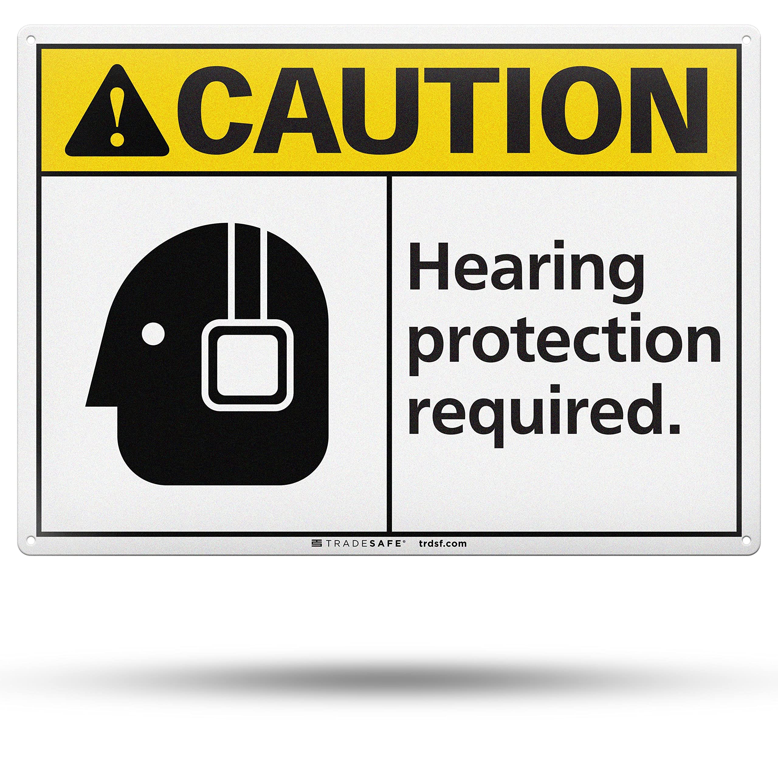 Double Hearing Protection Safety Sign BIP Personal Protective