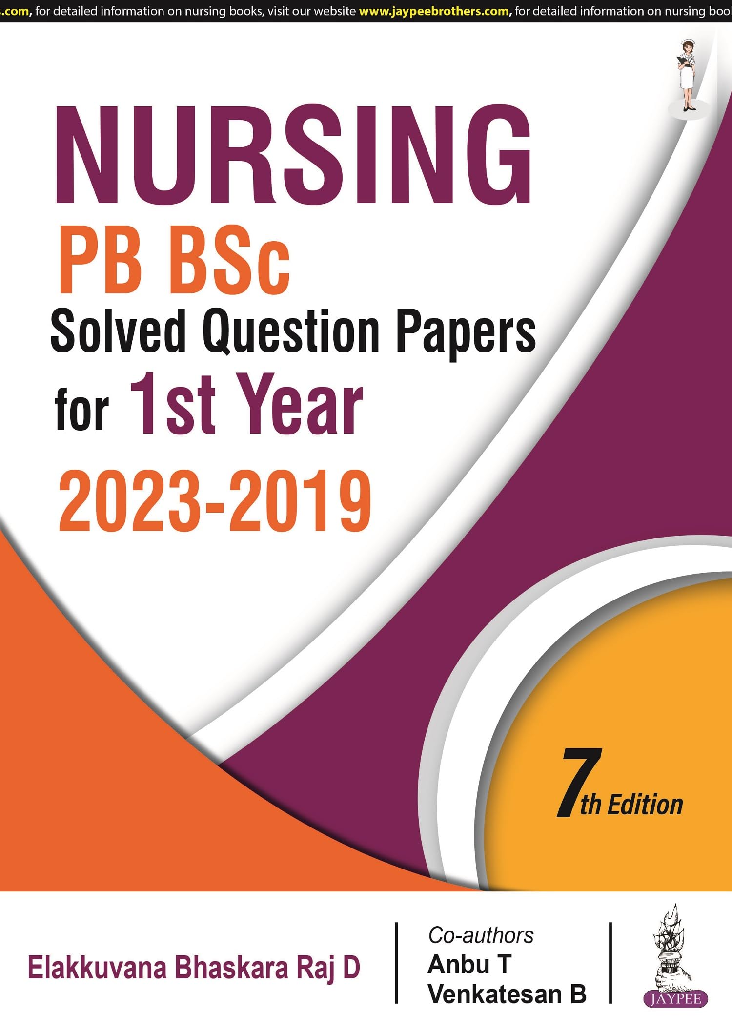 Buy Nursing PB BSc Solved Question Papers for 1st Year (2023-2019) Book ...