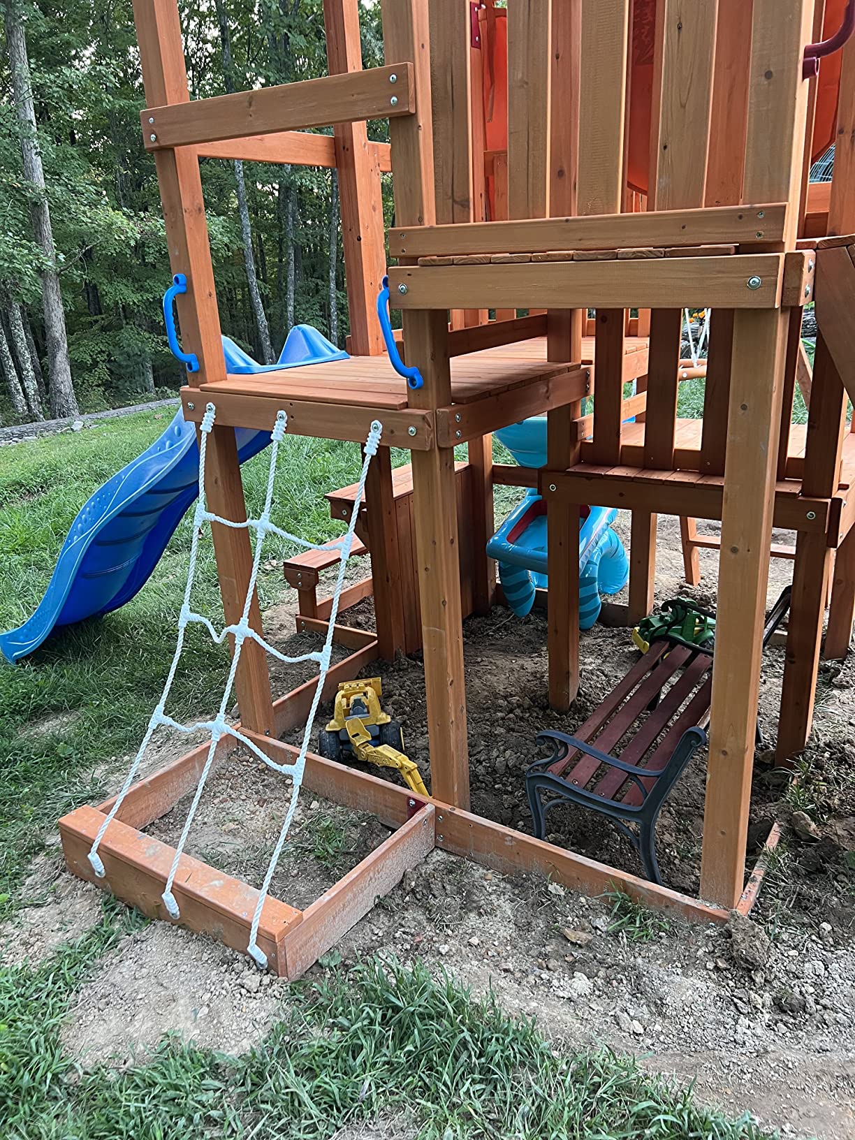 $87/mo - Finance Little Tikes Bobcat Ridge Wood Backyard Playset Climb ...