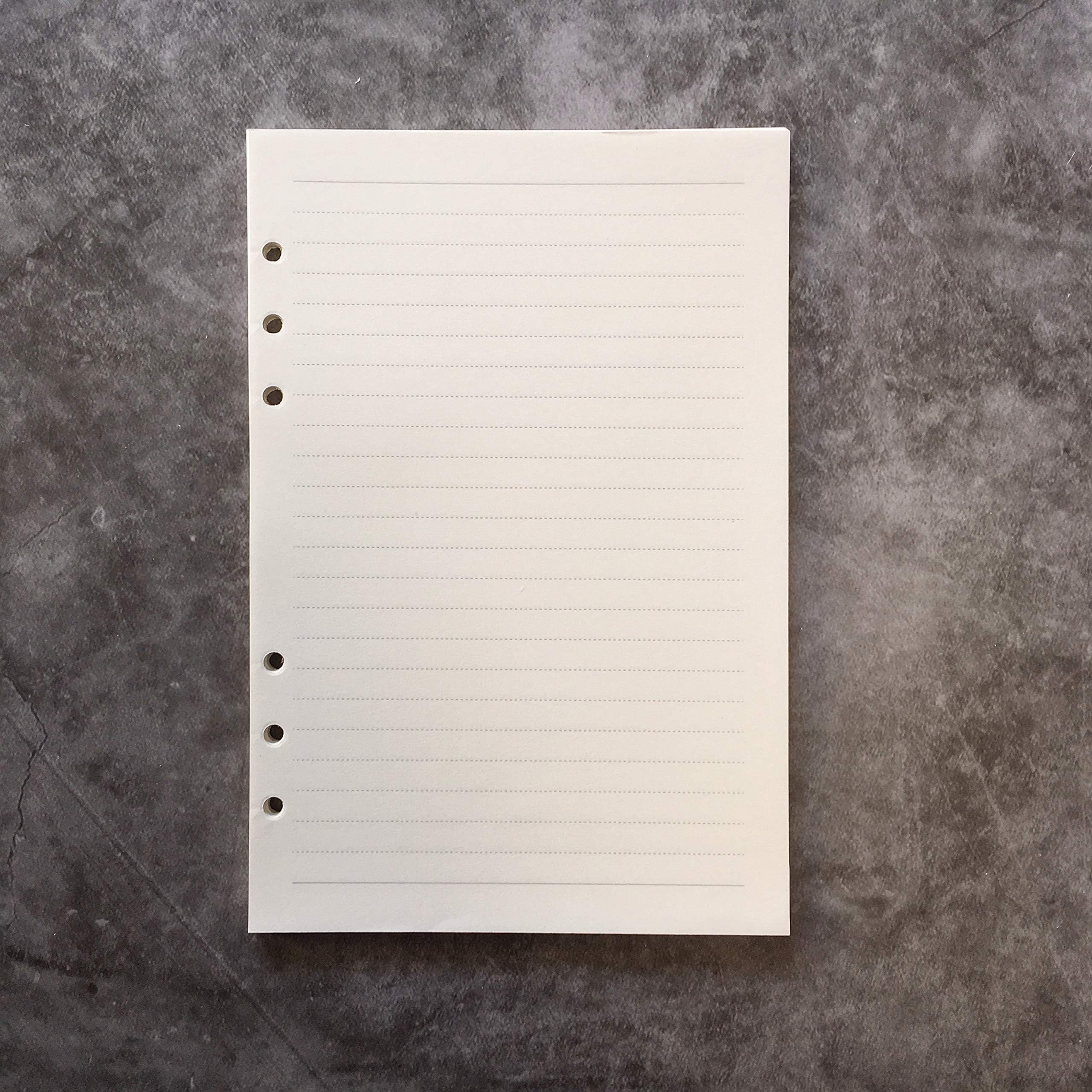 Amazon.com : A5 Refill Paper Kit, 160 pages Binder Inserts for 6 holes ...