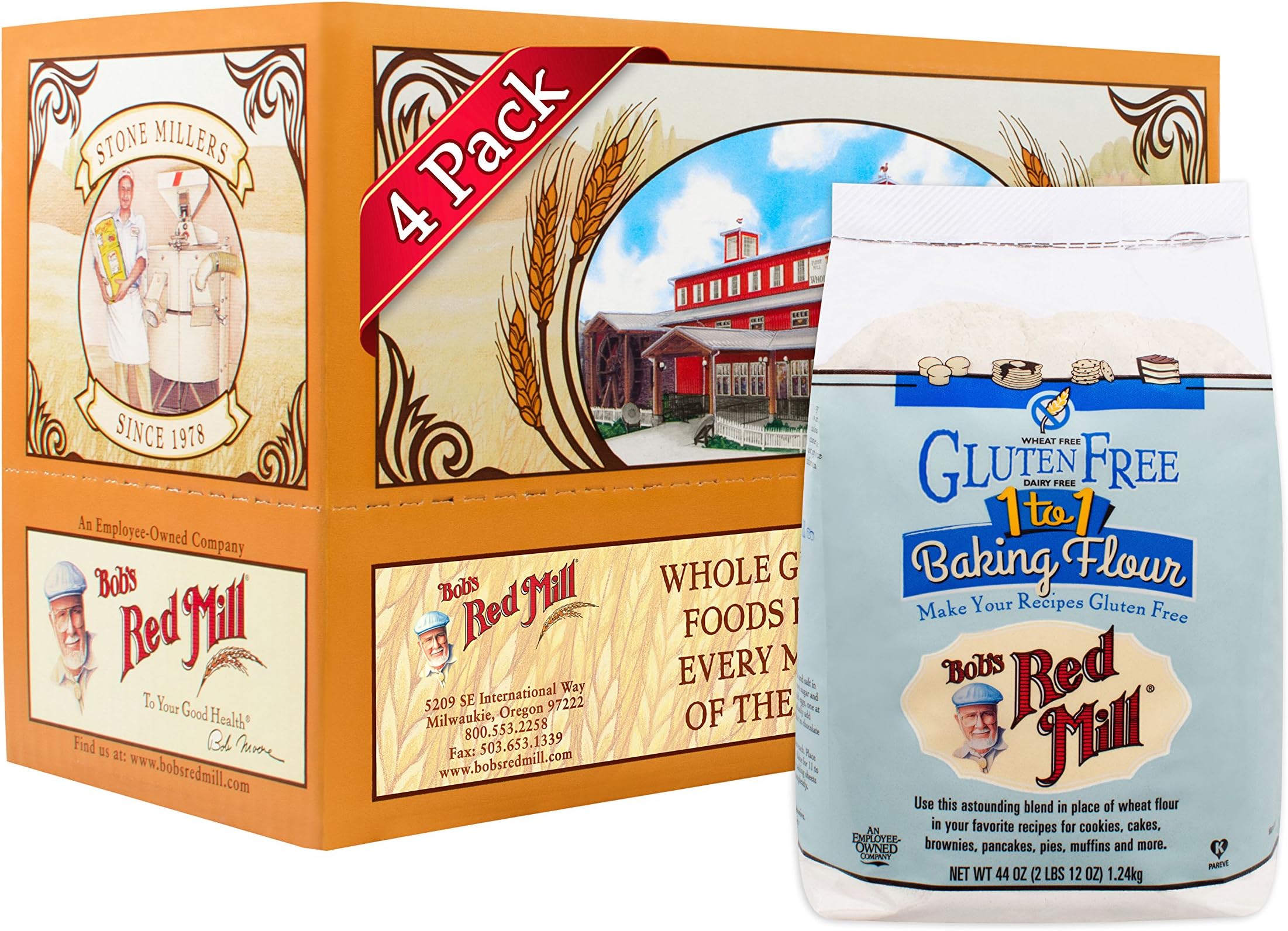 Amazon.com : Bob's Red Mill Resealable Gluten Free All Purpose Baking ...