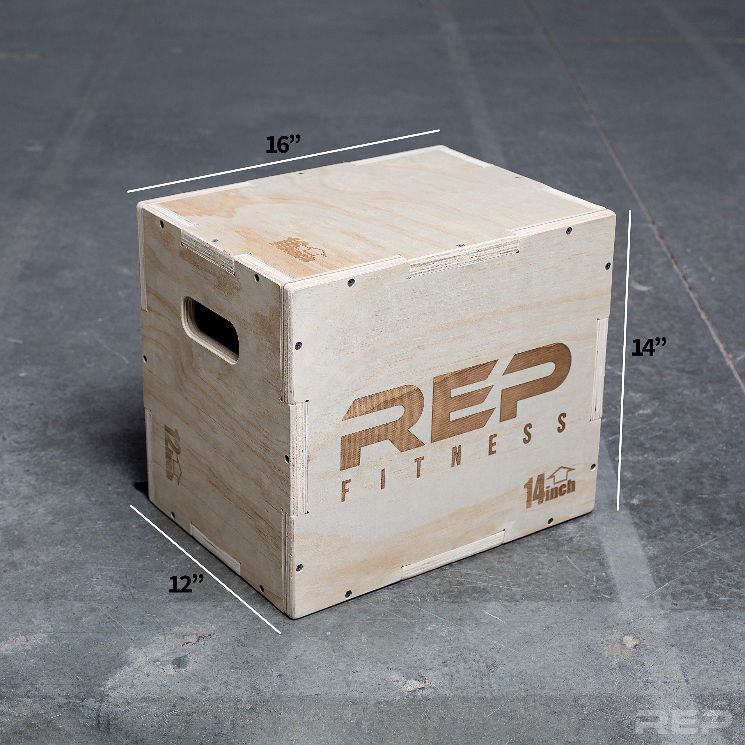 Snapklik.com : REP Plyometric Wood Jump Box Strength Training 16/14/12 ...