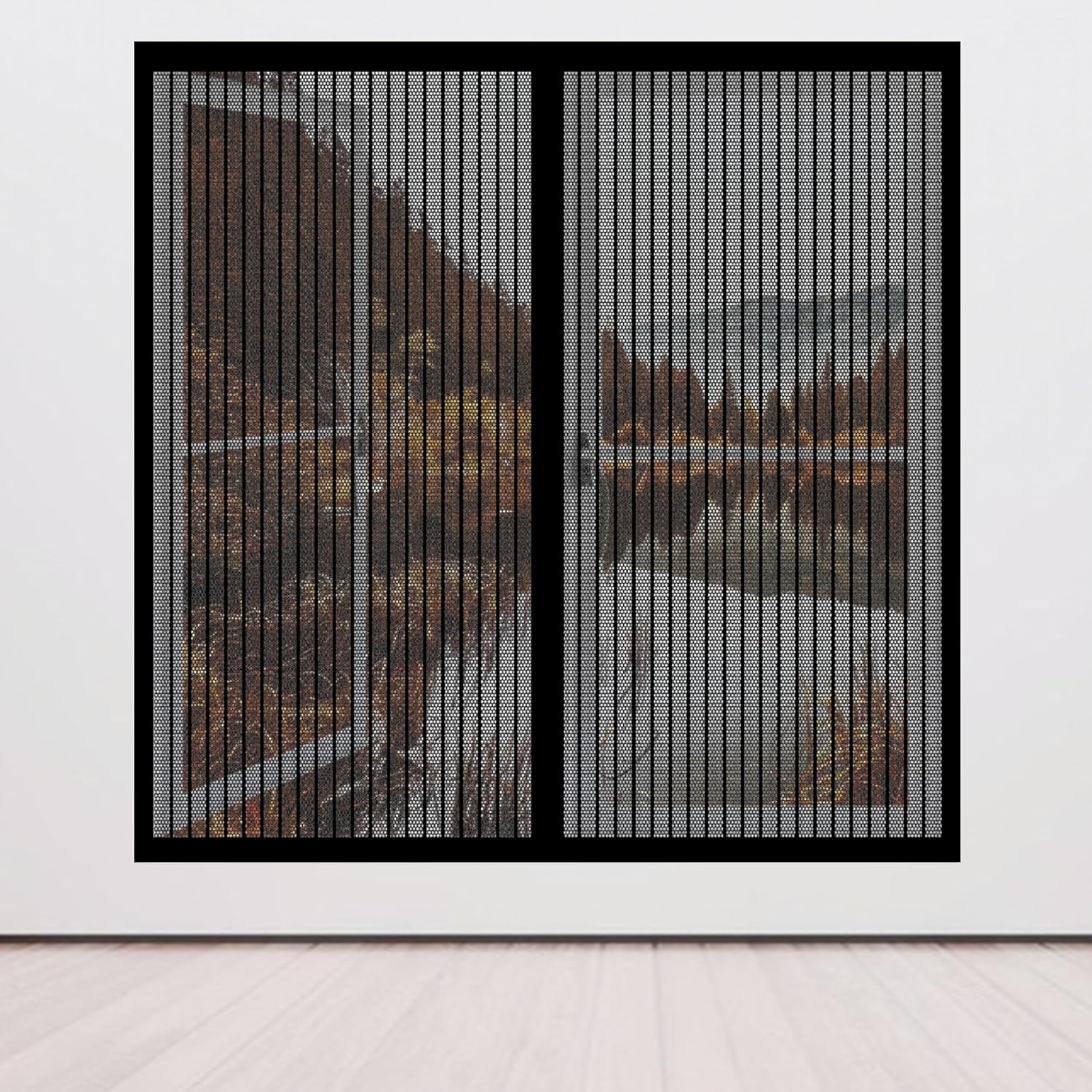 Magnetic Fly Screen Window Large 133 x 143 cm Fly Screen Nets for ...