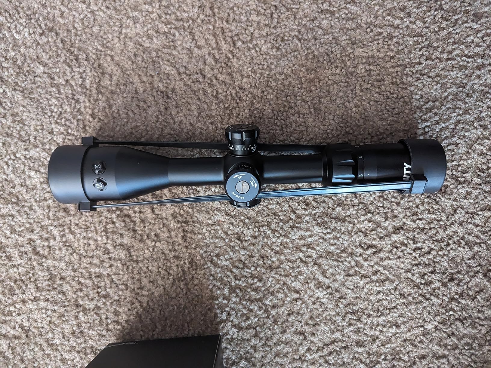 $13/mo - Finance PINTY Rifle Scope, 3-9x42 Gun Scope with Built-in Red ...