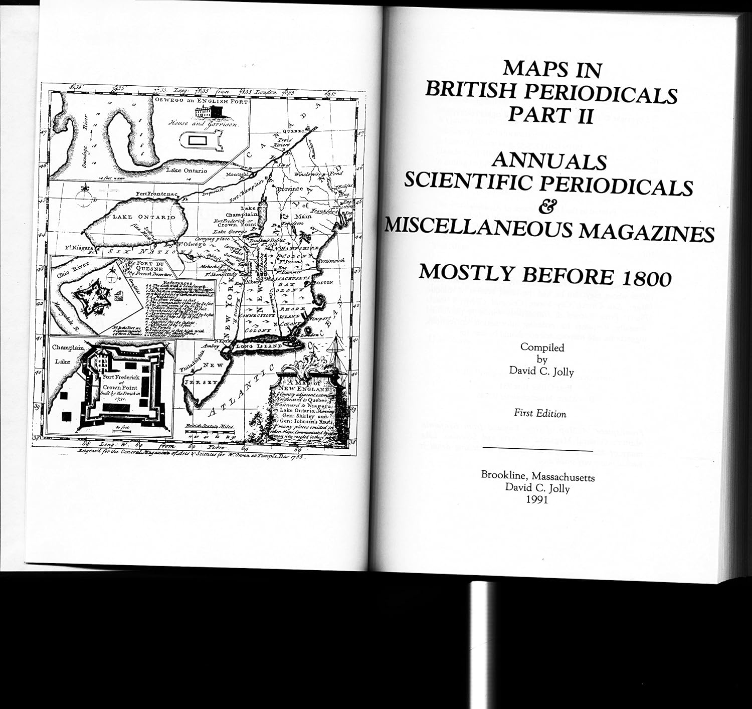 Maps in British Periodicals PT. II: Annuals, Scientific Periodicals ...