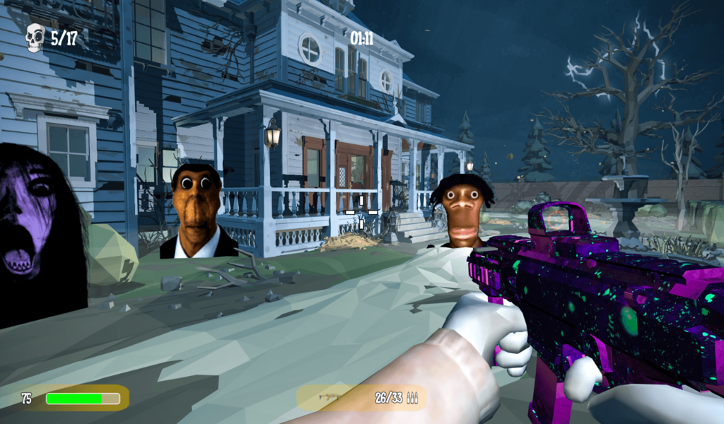 Nextbot In Backrooms Shoot it - Nextbot Run Chase - Nextbot in Space ...