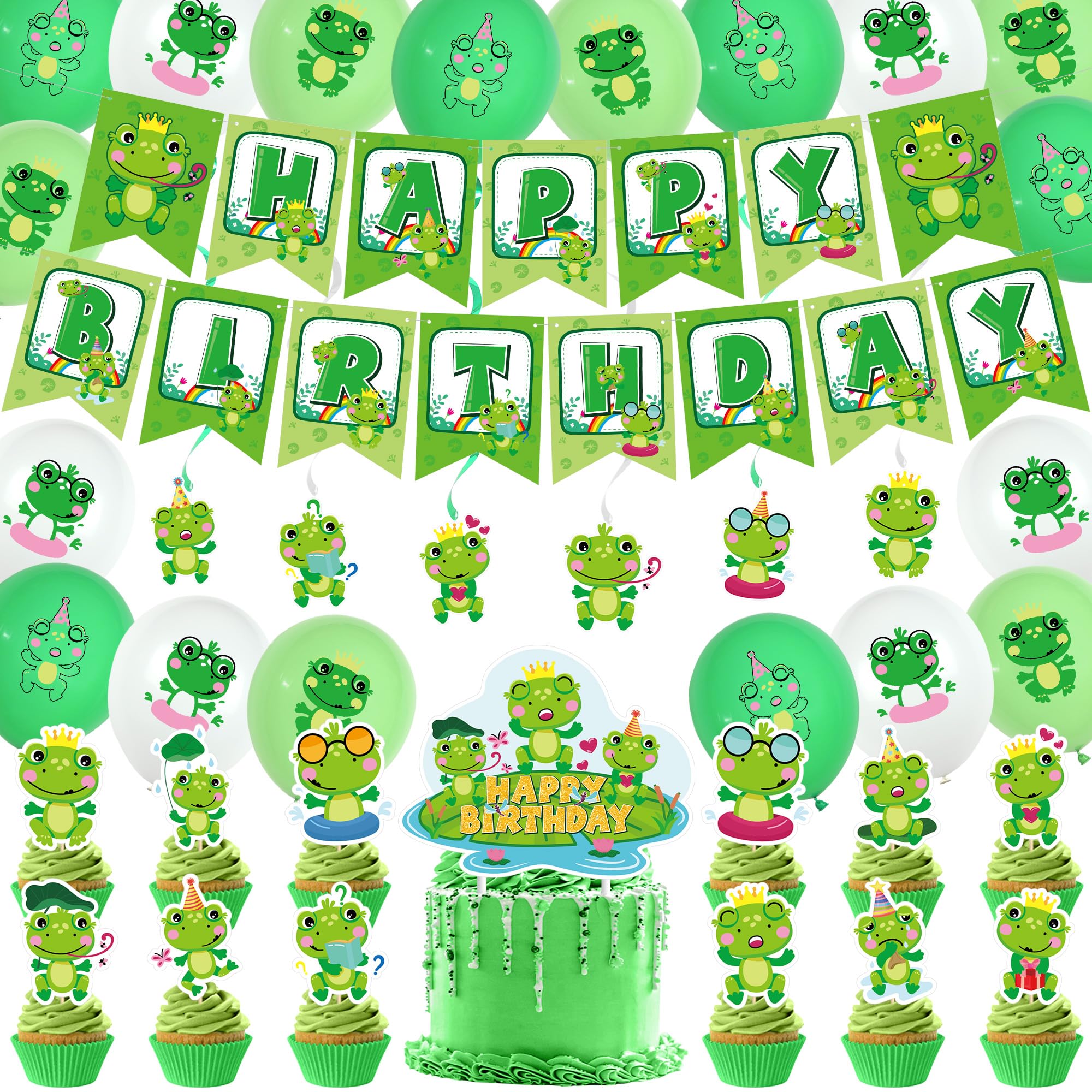 Amazon.com: Frog Birthday Party Decorations Princess and Frog Party ...