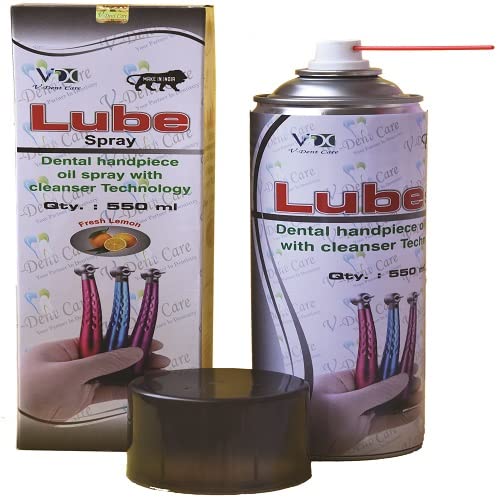 V-dent Dental Airotor Oil Spray, 550ml Dental Handpiece Oil Spray With ...