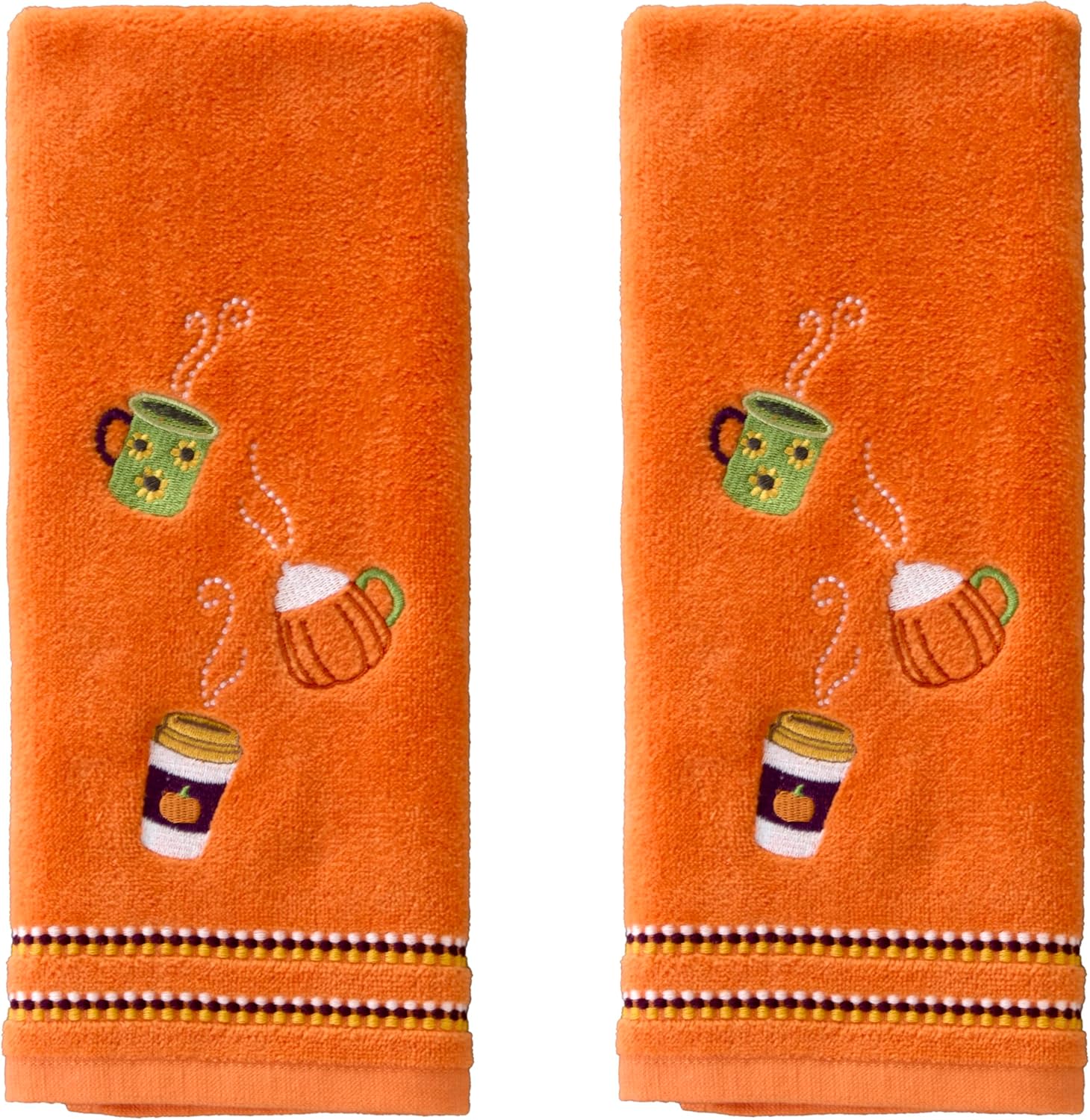 Amazon.com: SKL Home Fall Drinks Hand Towel 2pc Set for Bath/Kitchen/Bar & Gift, Orange : Home ...