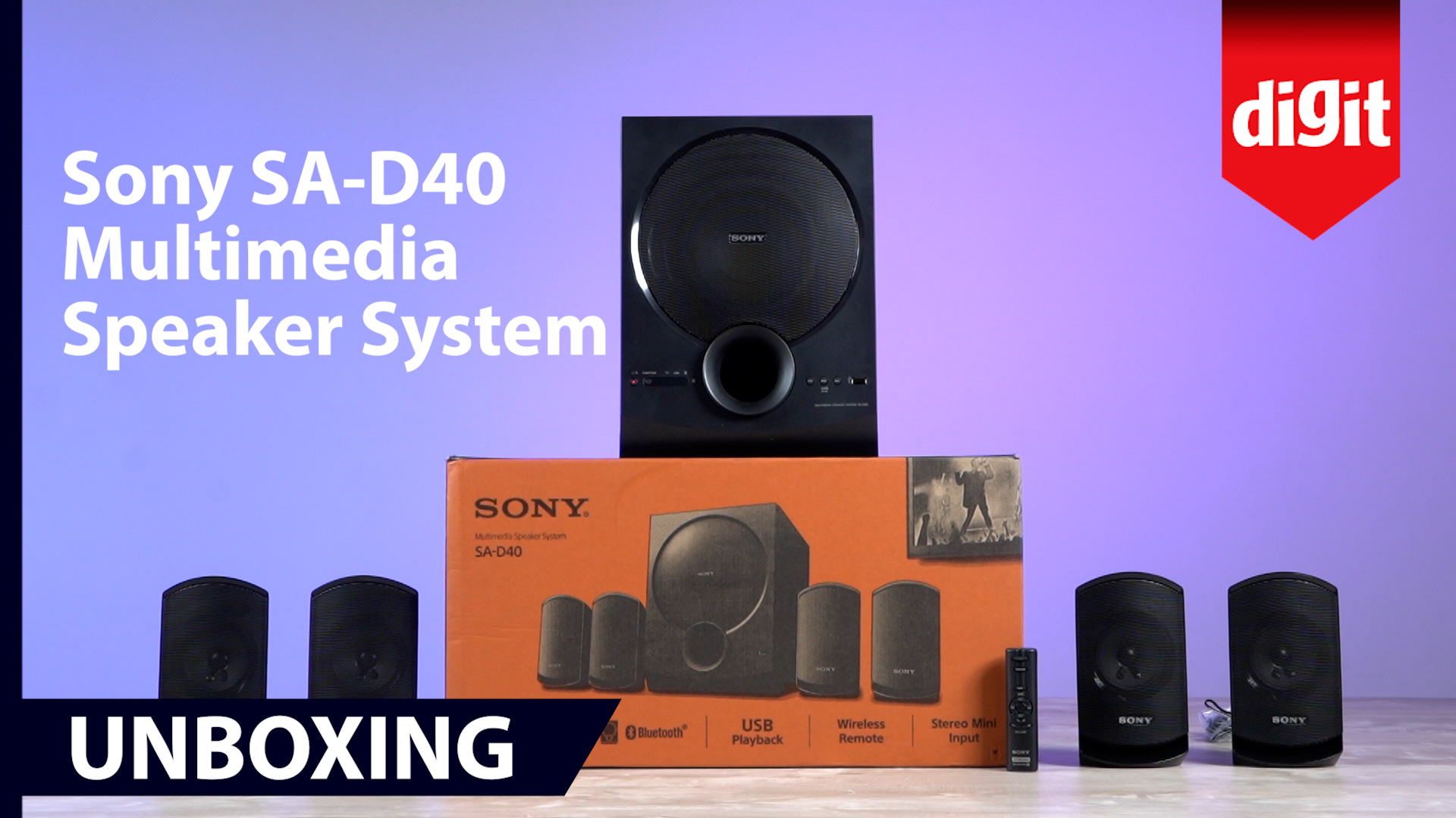 Sony Sa-D40 Channel Multimedia Speaker System With, 43% OFF