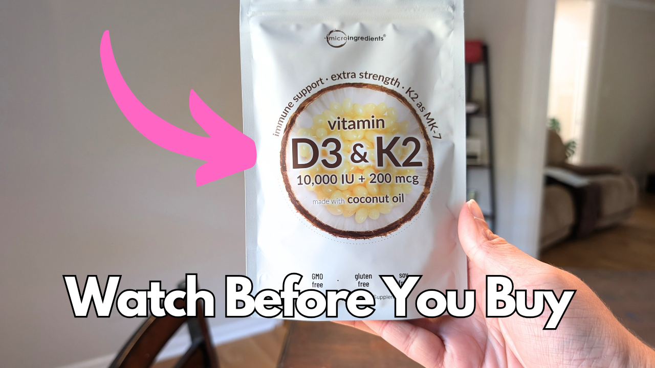 Watch HONEST Review of Vitamin D3 Plus K2 Coconut Oil Softgels on ...
