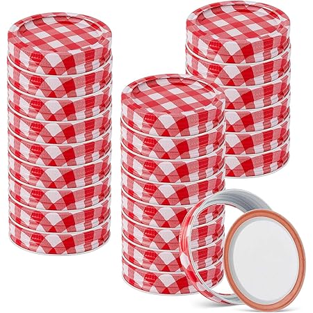 Amazon.com: Canning Lids Regular Mouth 100- Buckle Resistant Seal for ...