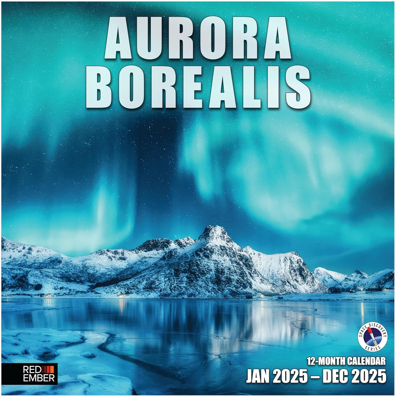 Amazon.com: RED EMBER Aurora Borealis 2025 Wall Calendar 12 Month | 12 ...