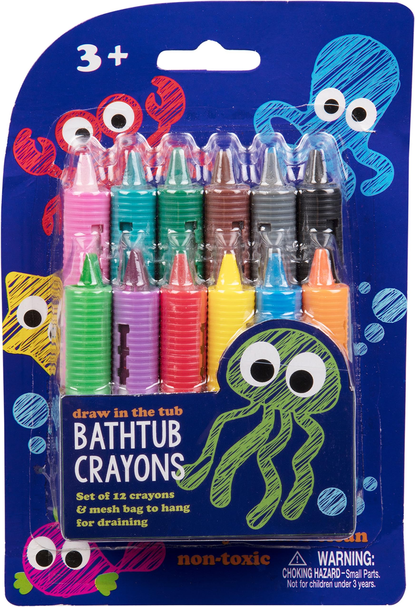 Amazon.com: SCS Direct Bath Crayons Super Set -Set of 12 Draw in the ...