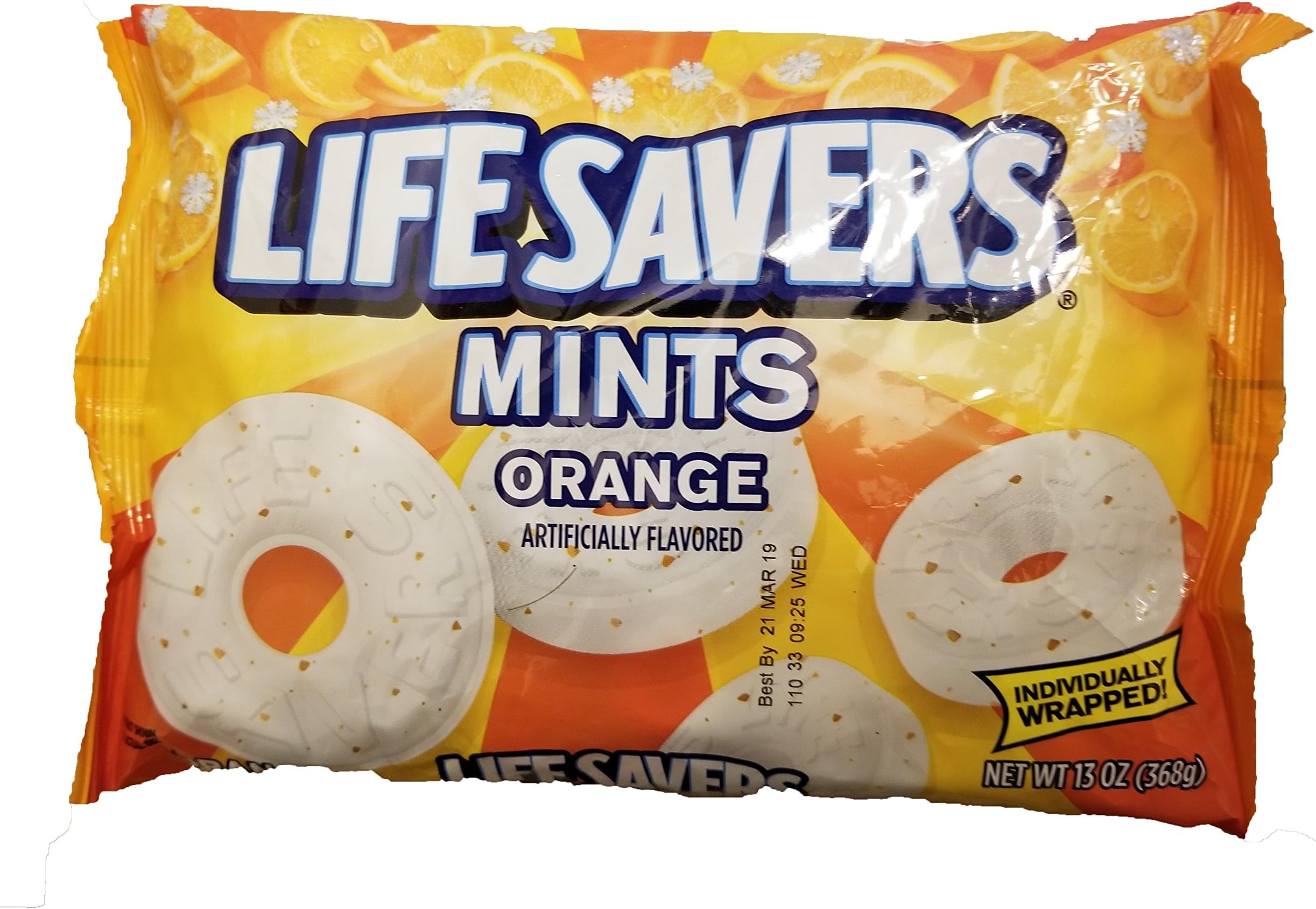 Amazon.com : Life Savers Orange Mints ( Pack of 2) 13-Ounce bags ...