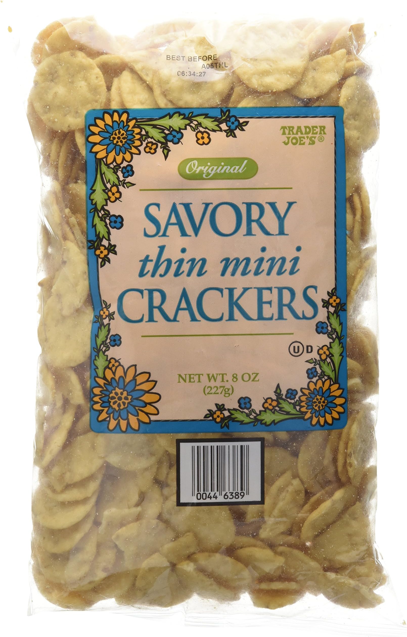 Amazon.com: Trader Joe's Savory Thin Mini Rice Crackers Multi-seed with ...