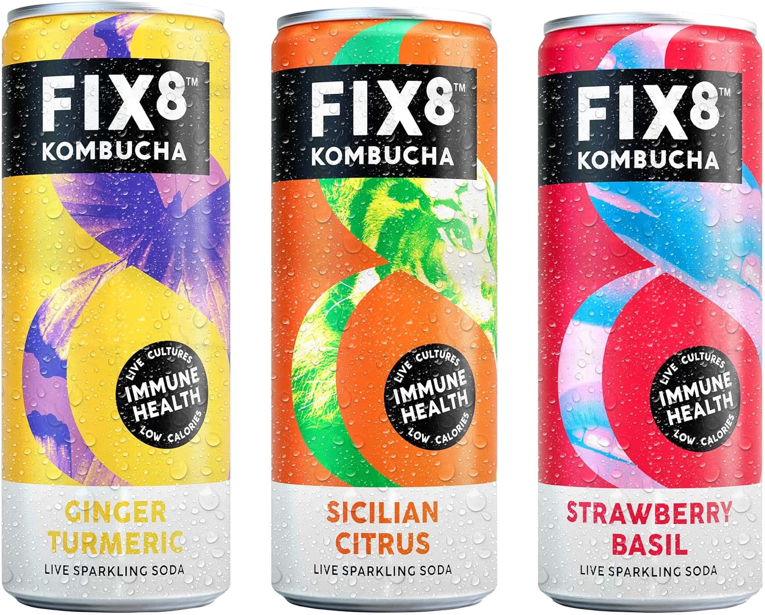 Fix8 Kombucha Drink | Live Cultures | Rich in Beneficial Probiotics ...