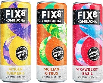 Fix8 Kombucha Drink | Live Cultures | Rich in Beneficial Probiotics ...