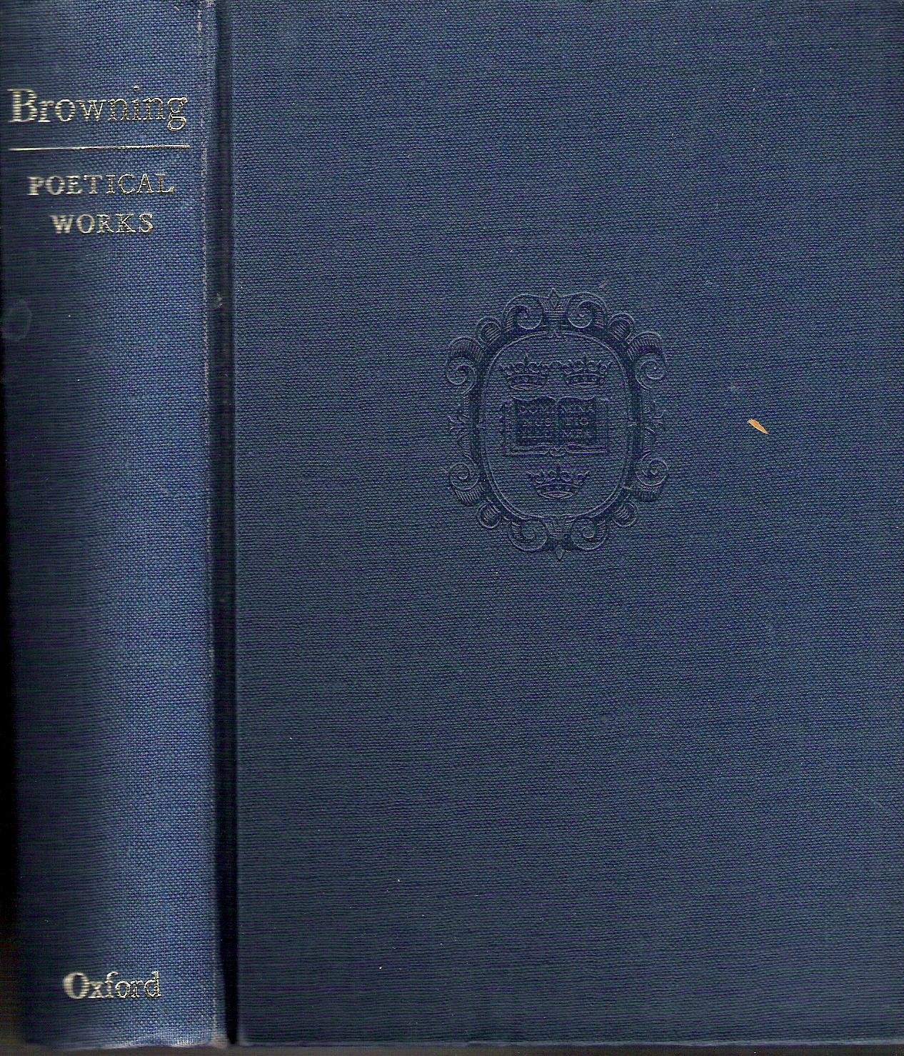 The poetical works of Robert Browning, complete from 1833 to 1868 and ...