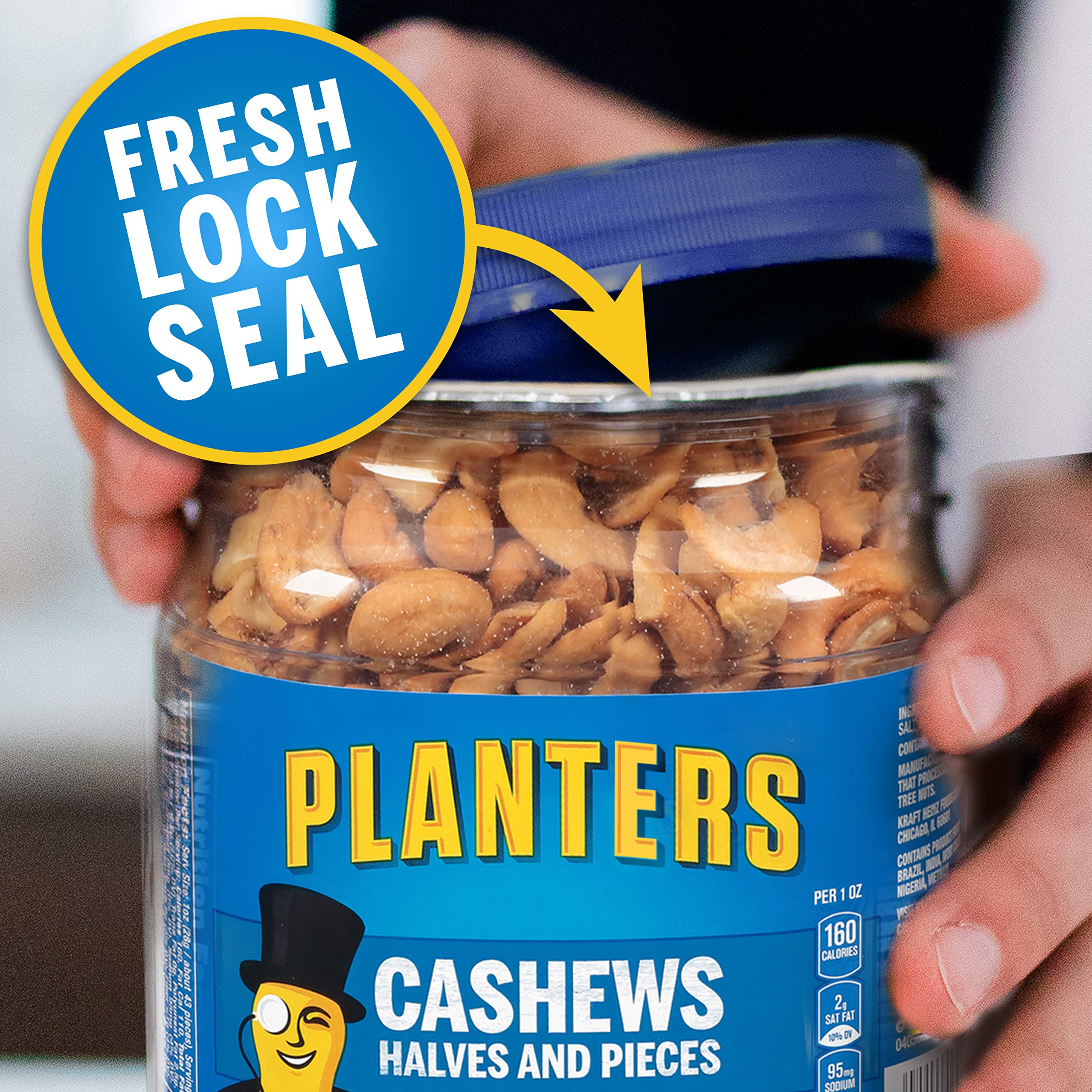 Snapklik.com : PLANTERS Salted Cashew Halves & Pieces