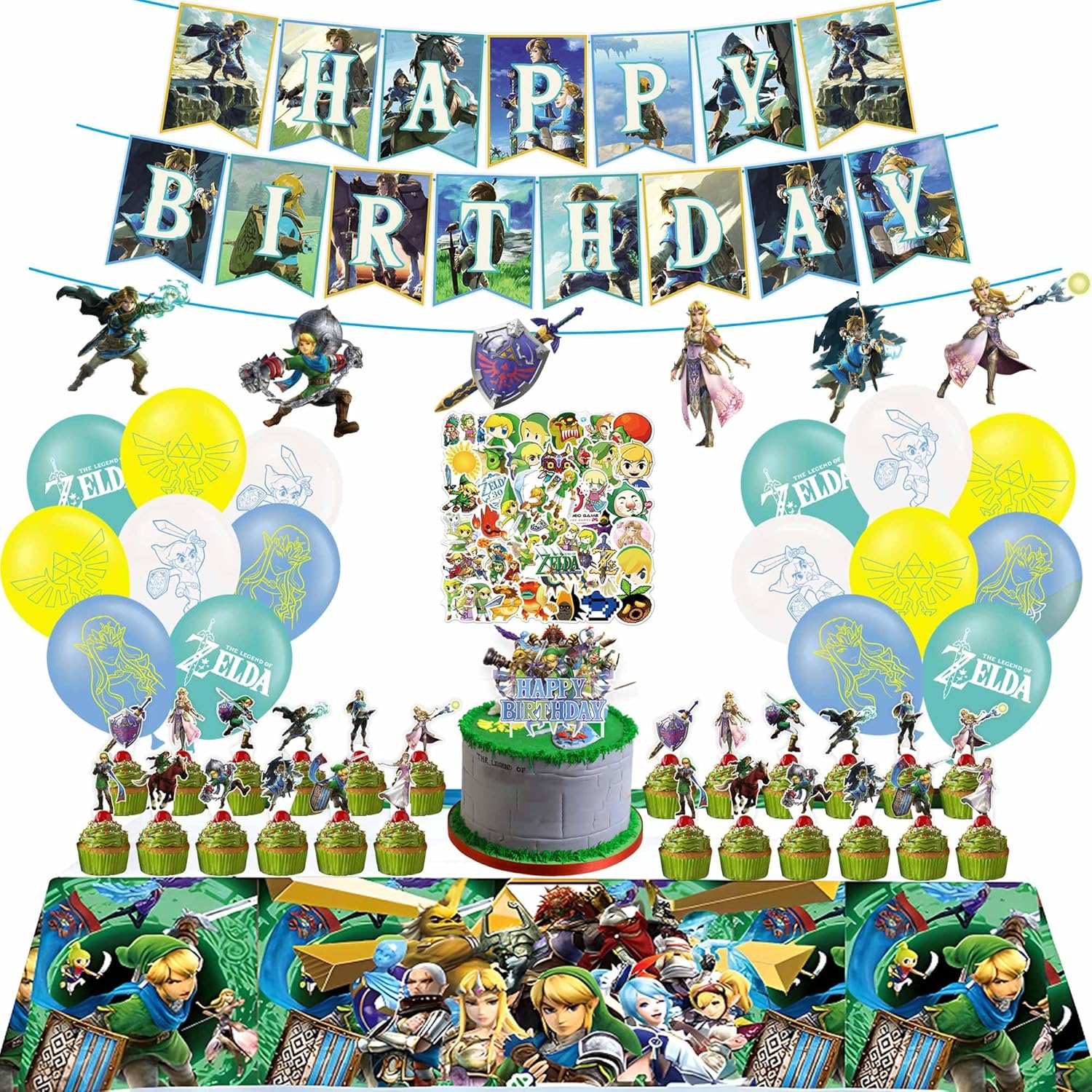 Amazon.com: Legend Game Theme Birthday Decorations, Birthday Party ...